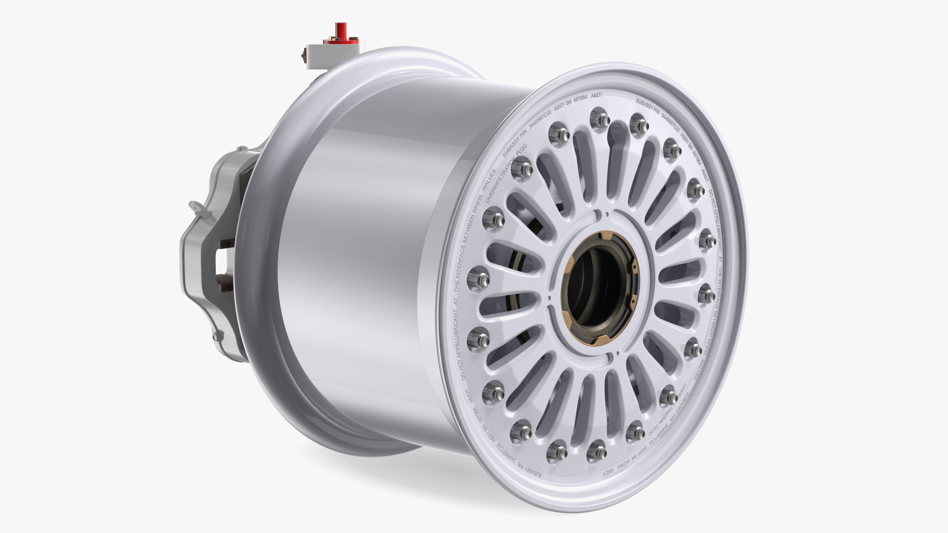 Boeing 737 Aircraft Wheel Rim Disk With Brake 3D Model - TurboSquid 2158205