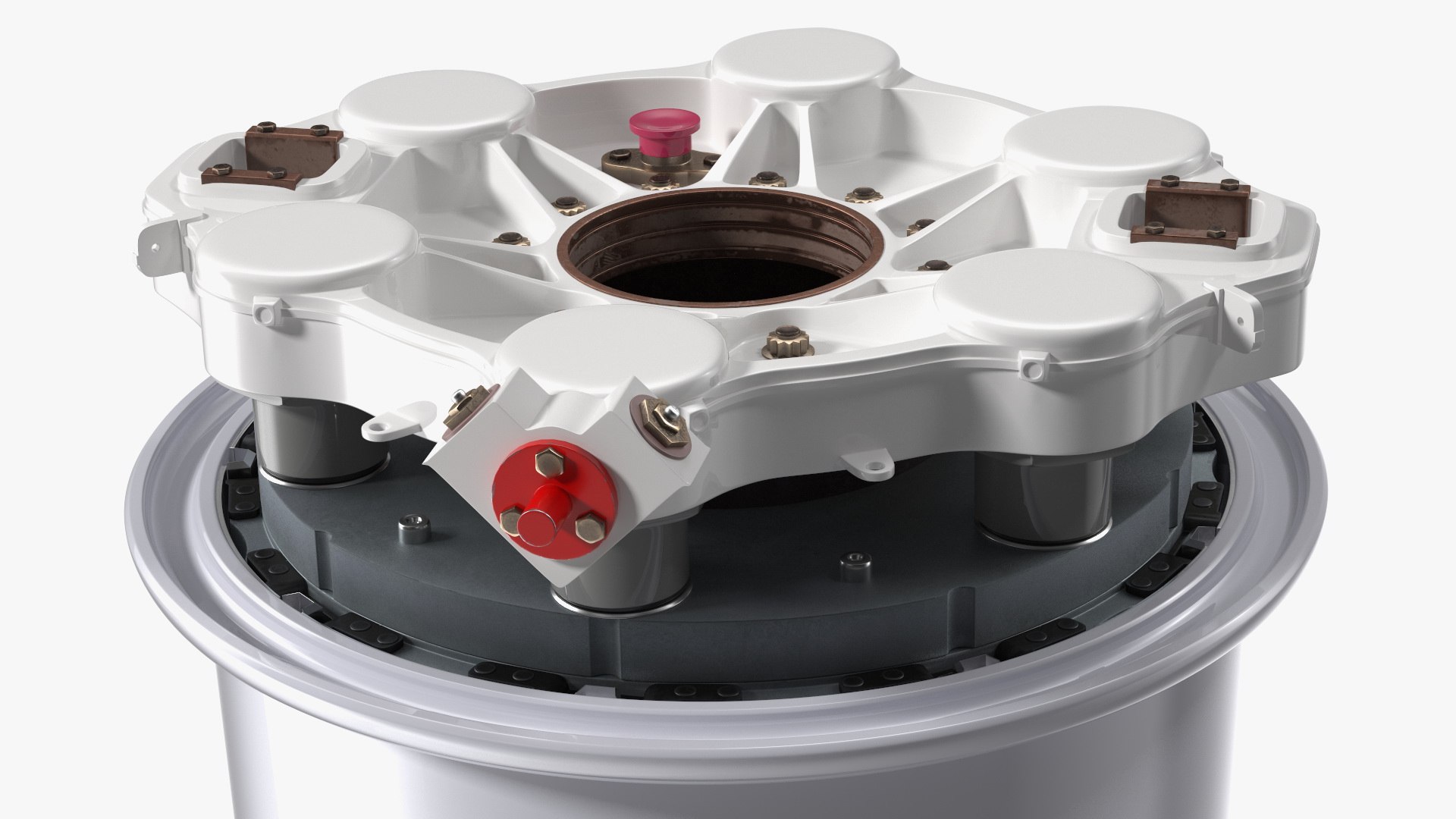 Boeing 737 Aircraft Wheel Rim Disk With Brake 3D Model - TurboSquid 2158205