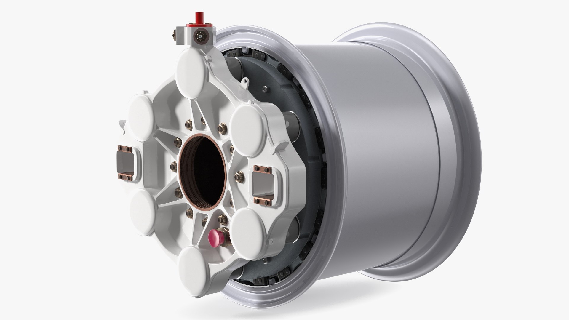 Boeing 737 Aircraft Wheel Rim Disk With Brake 3D Model - TurboSquid 2158205