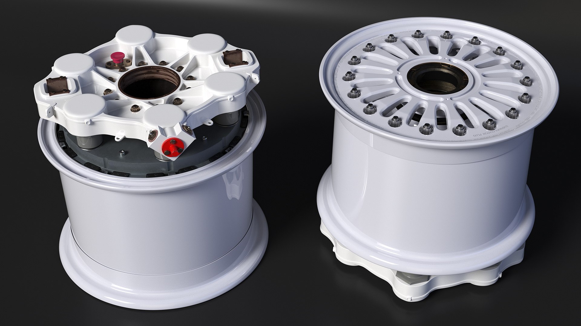 Boeing 737 Aircraft Wheel Rim Disk With Brake 3D Model - TurboSquid 2158205