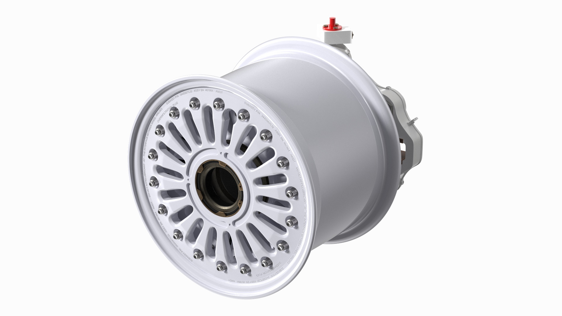 Boeing 737 Aircraft Wheel Rim Disk With Brake 3D Model - TurboSquid 2158205