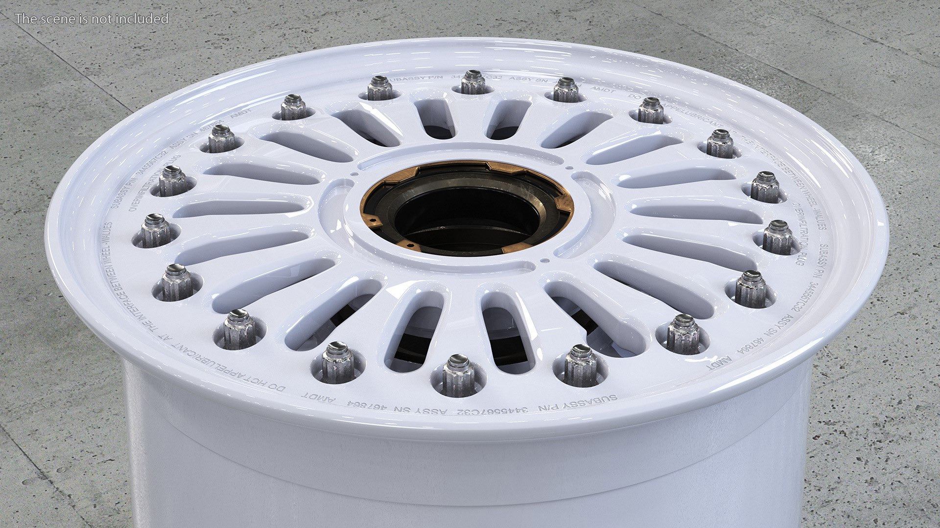 Boeing 737 Aircraft Wheel Rim Disk With Brake 3D Model - TurboSquid 2158205