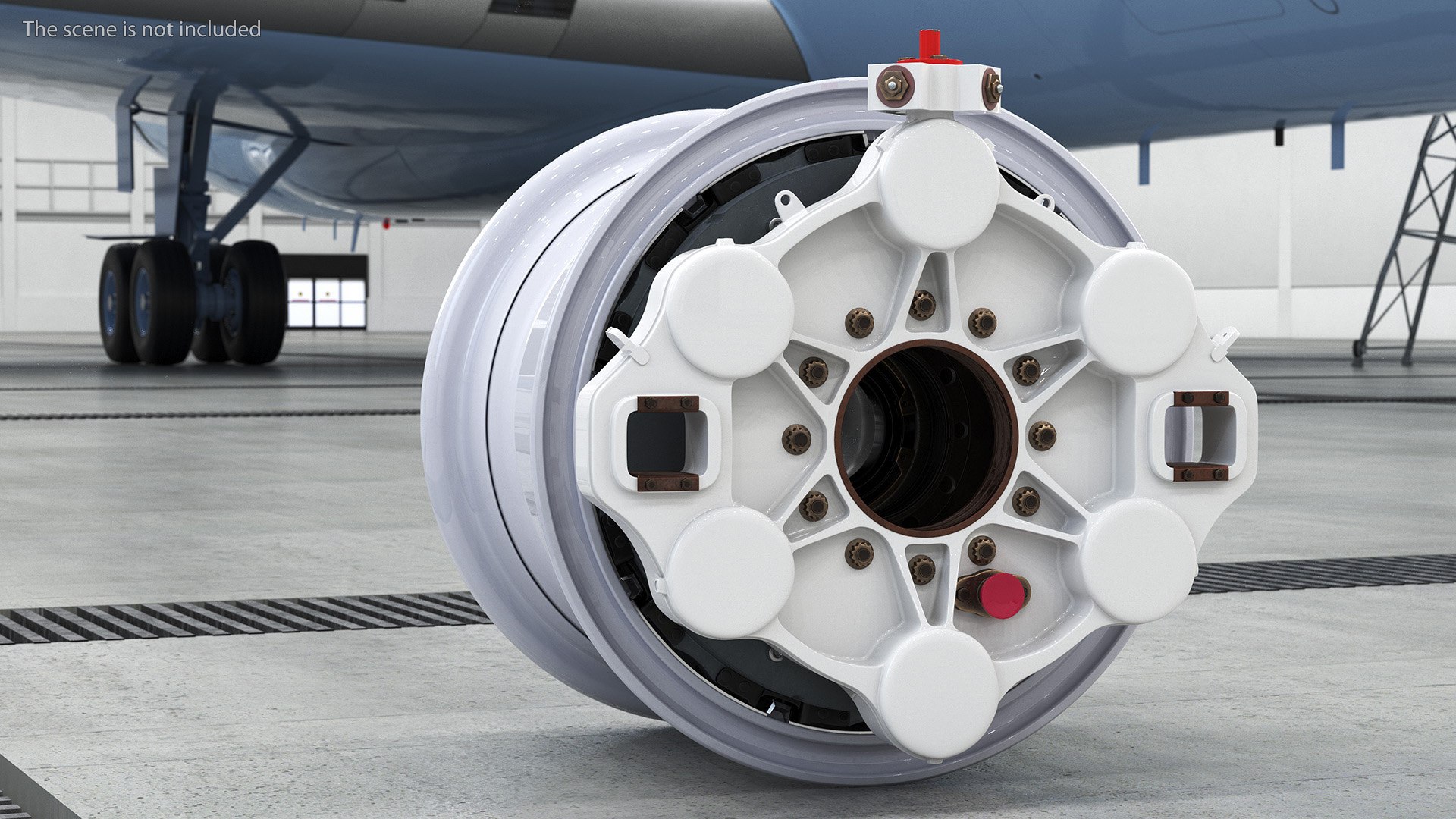 Boeing 737 Aircraft Wheel Rim Disk With Brake 3D Model - TurboSquid 2158205