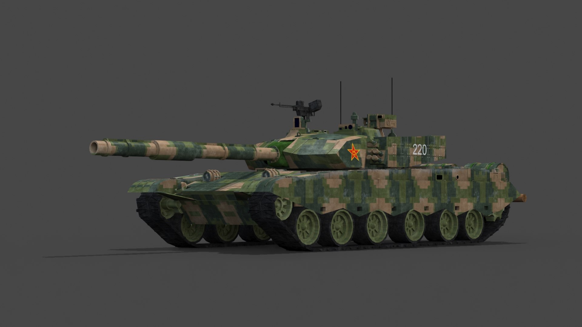 Chinese Ztz Type 99 Tank 3D Model - TurboSquid 1972943