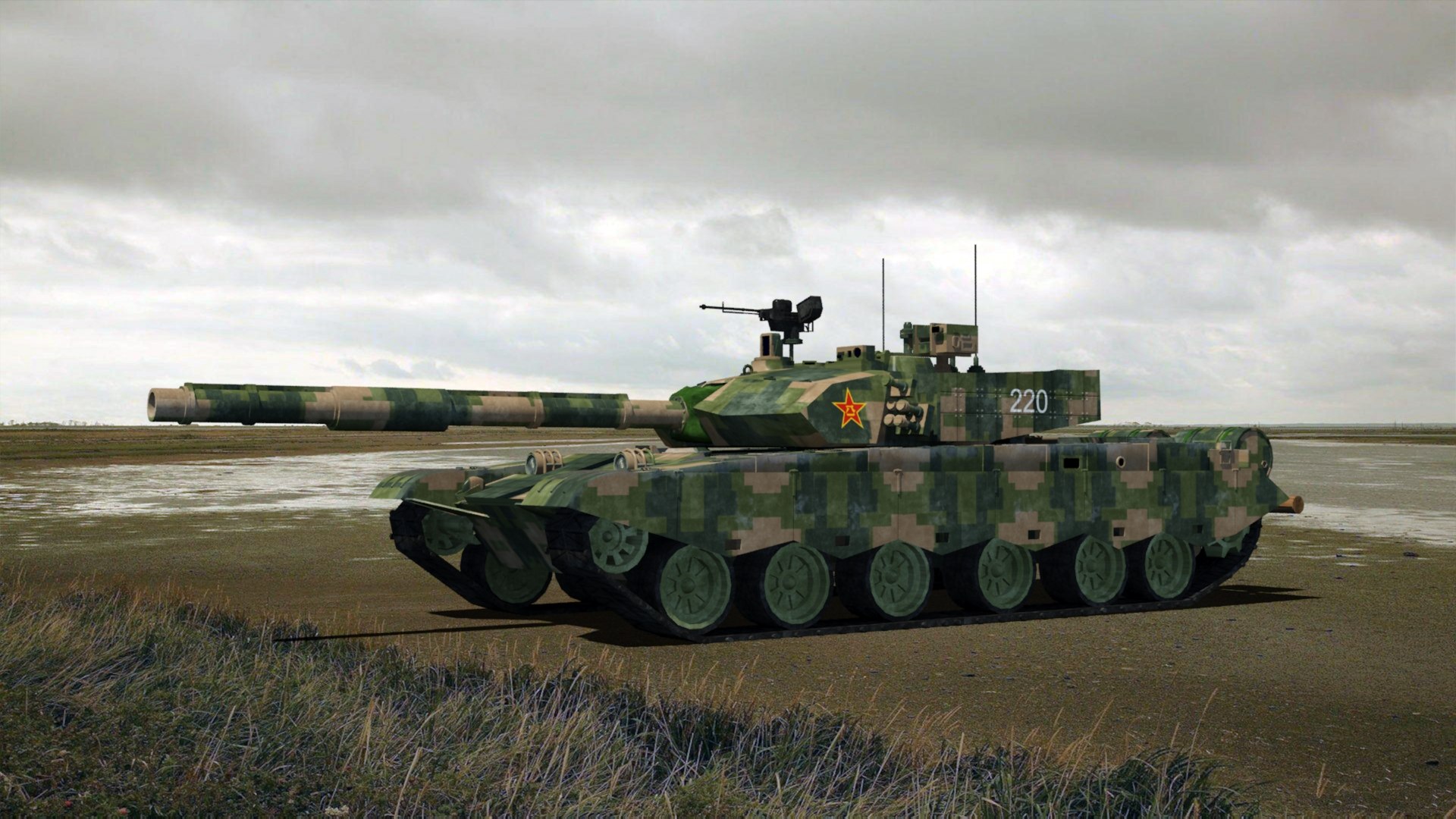 Chinese Ztz Type 99 Tank 3D Model - TurboSquid 1972943