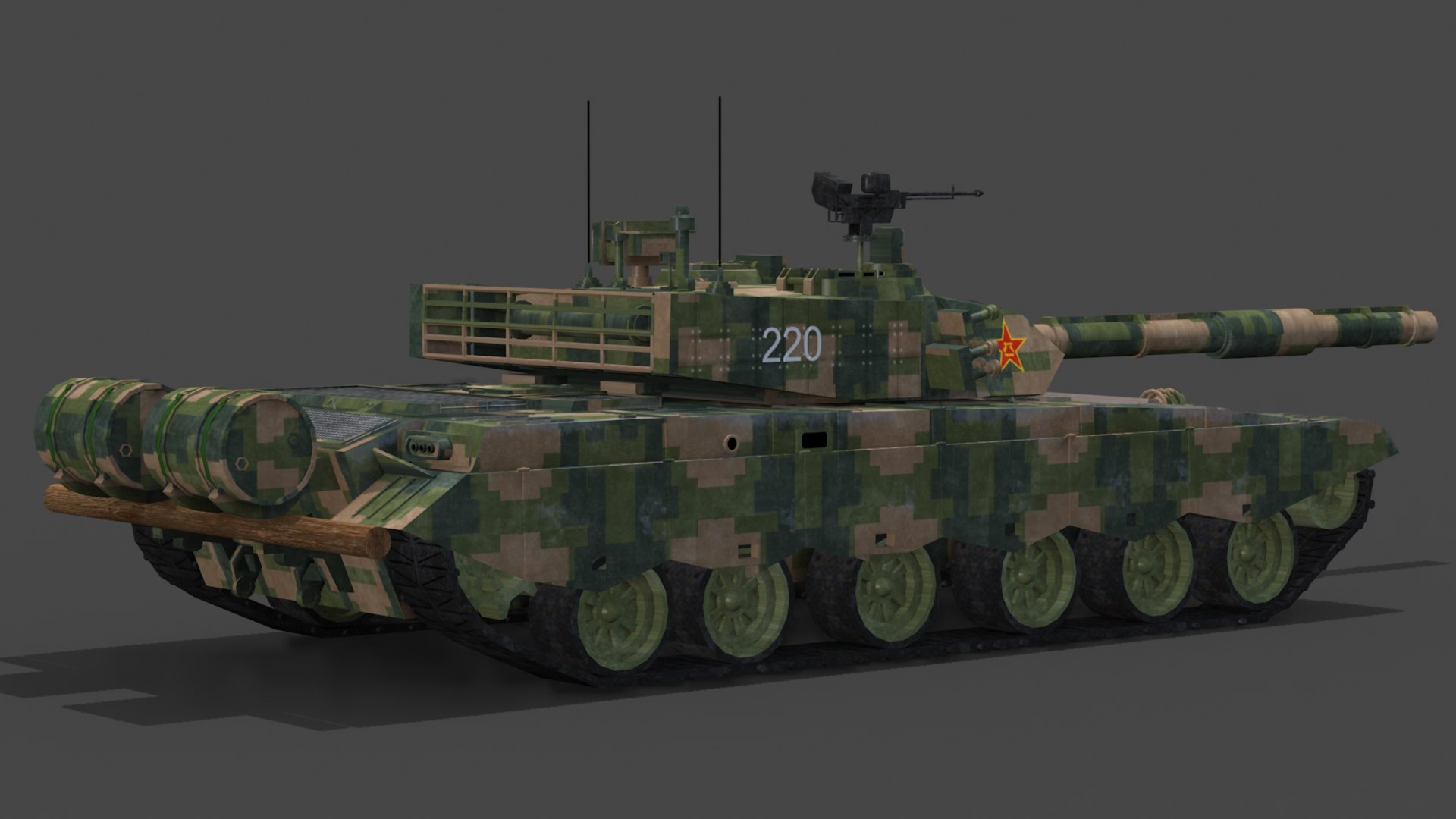 Chinese Ztz Type 99 Tank 3D Model - TurboSquid 1972943