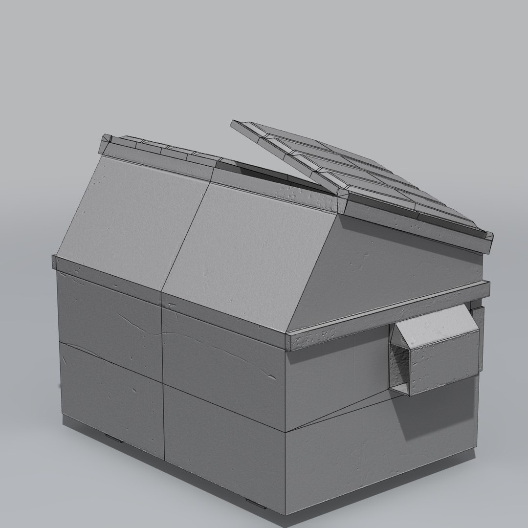 3d Model Dumpster