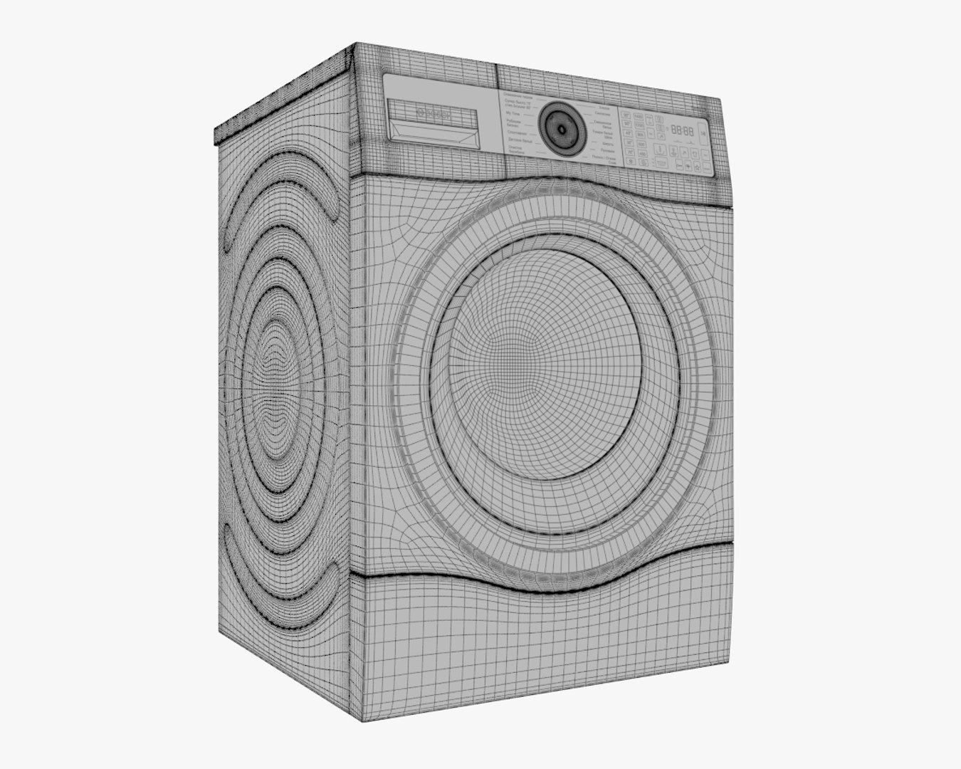 3D washer wash model - TurboSquid 1343801