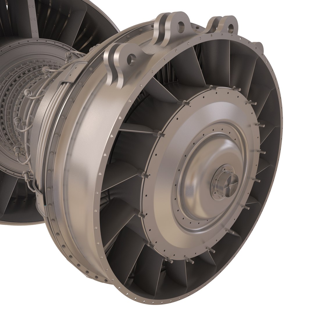 c4d cfm56-7b engine complete internal