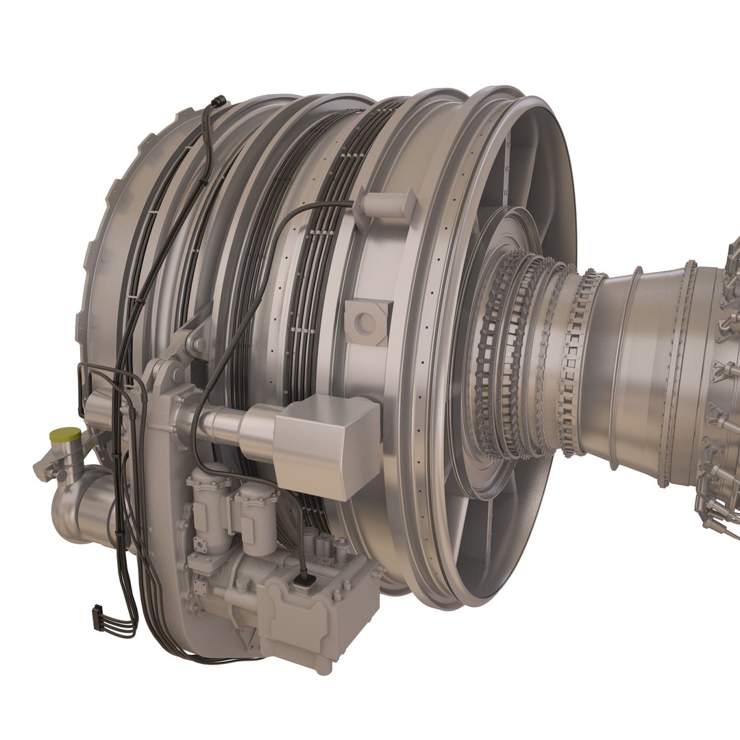 c4d cfm56-7b engine complete internal