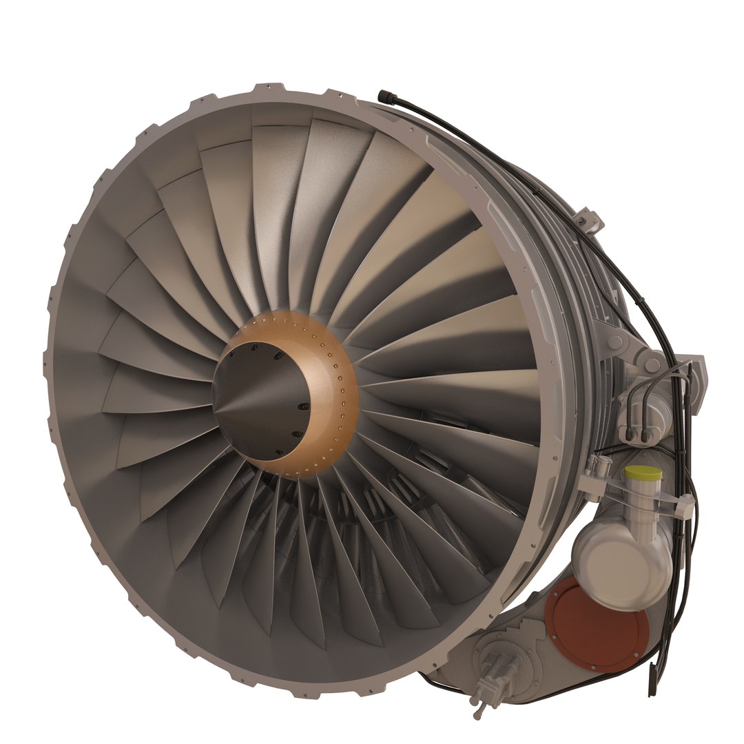 c4d cfm56-7b engine complete internal