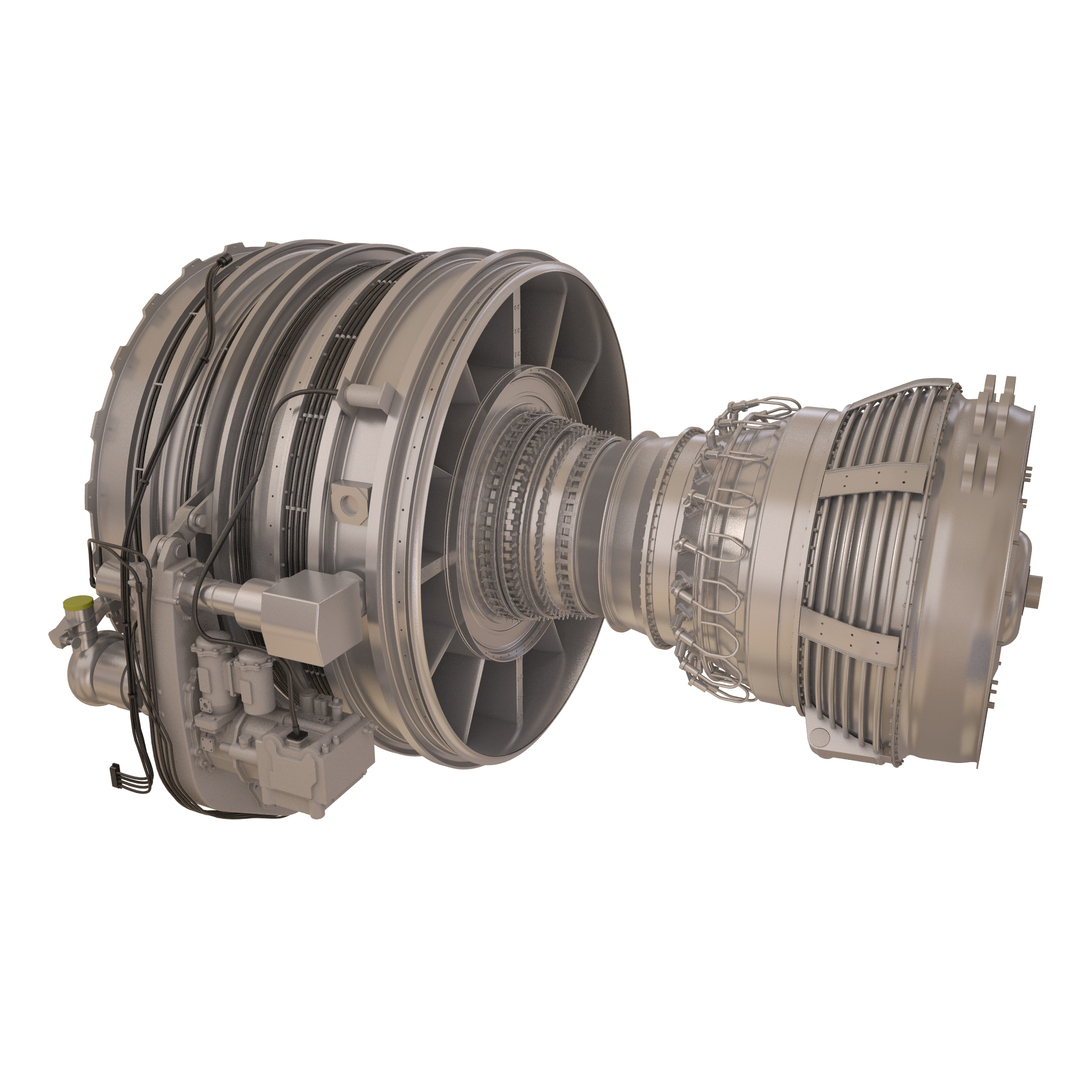 cfm56-7b完整型号3D模型 - TurboSquid 1041221