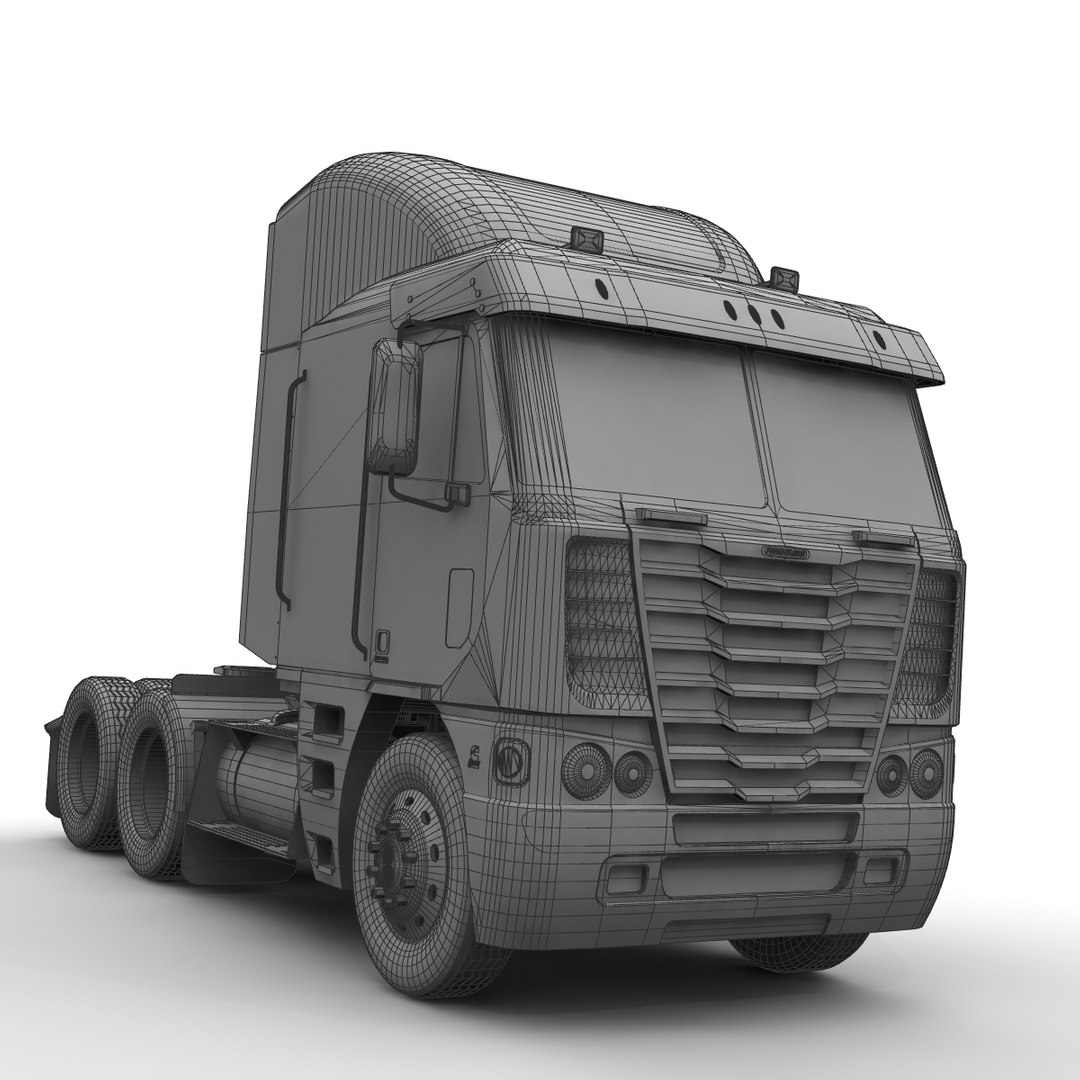 Freightliner Argosy Truck 2014 3d Model