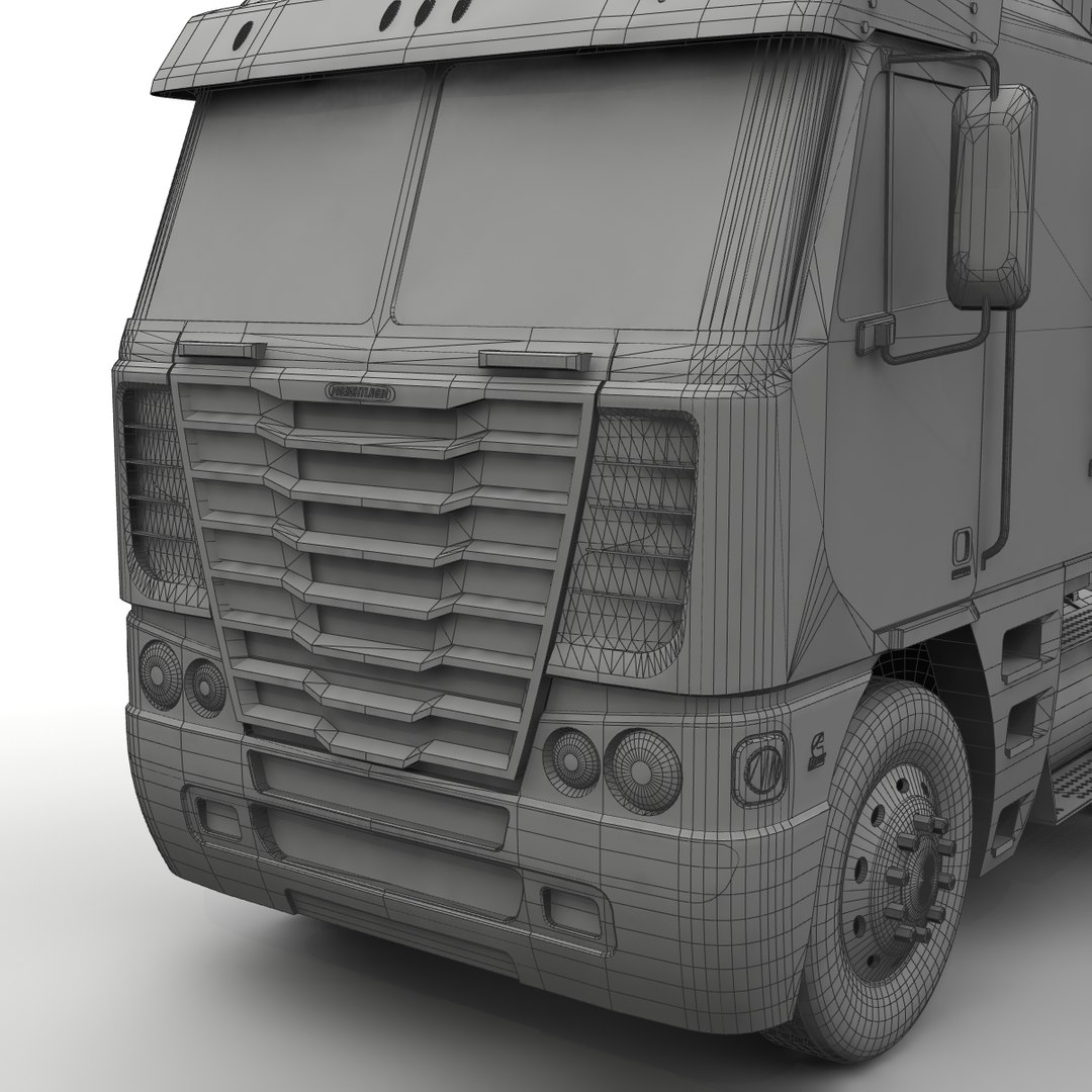 Freightliner Argosy Truck 2014 3d Model