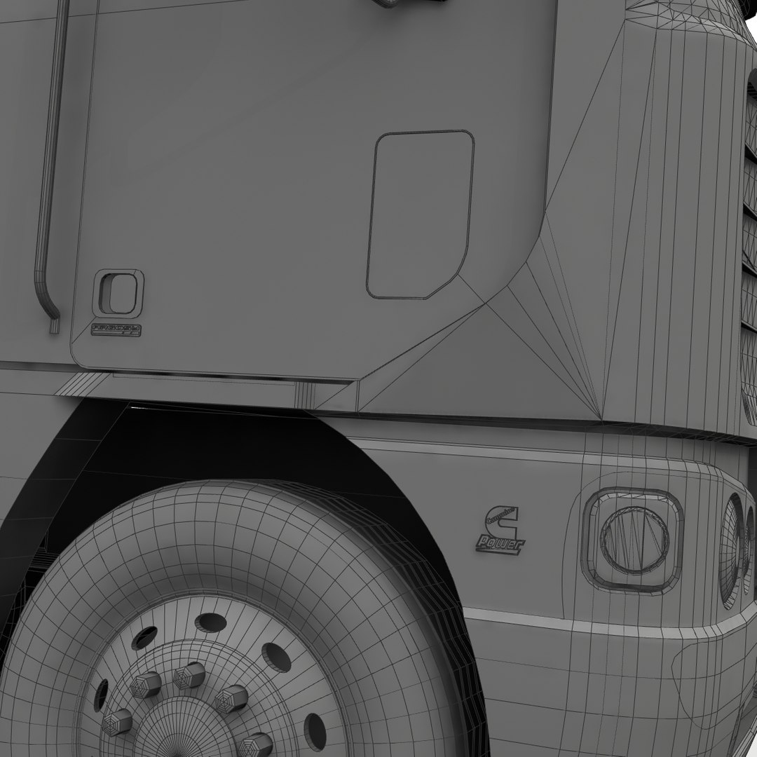 Freightliner Argosy Truck 2014 3d Model
