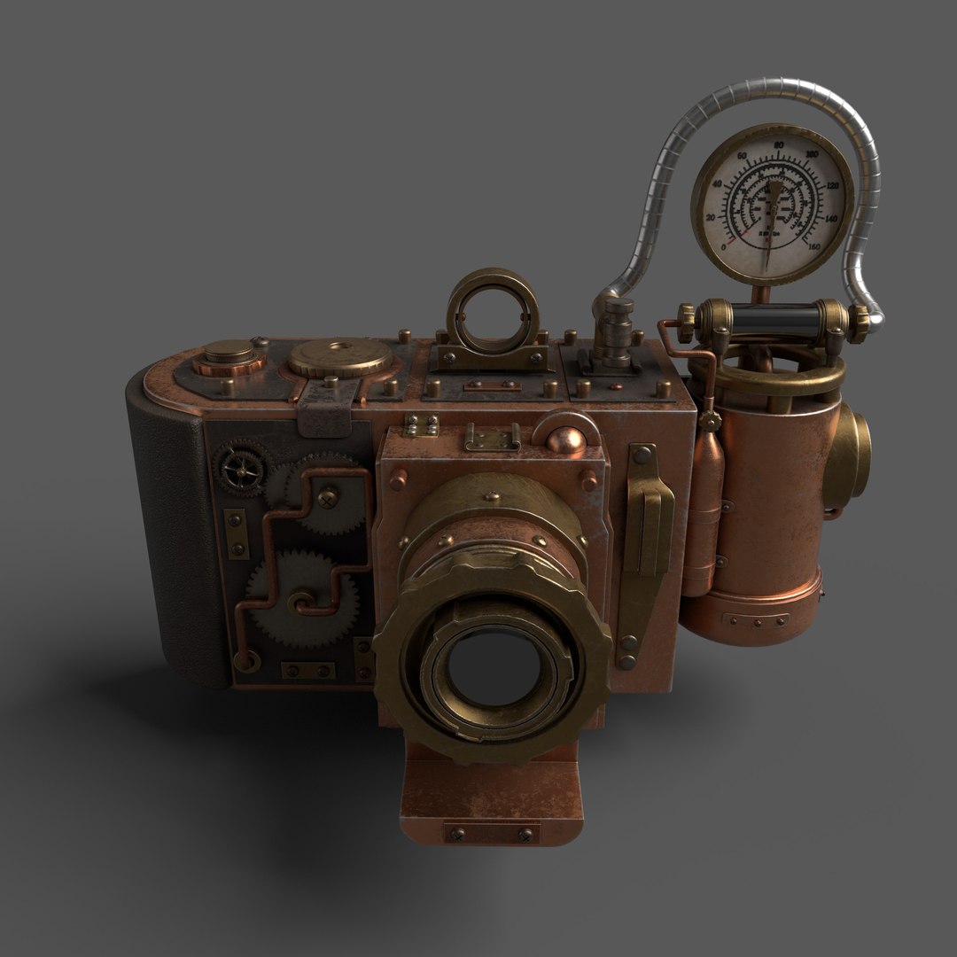 Steampunk Camera Model - TurboSquid 2287584