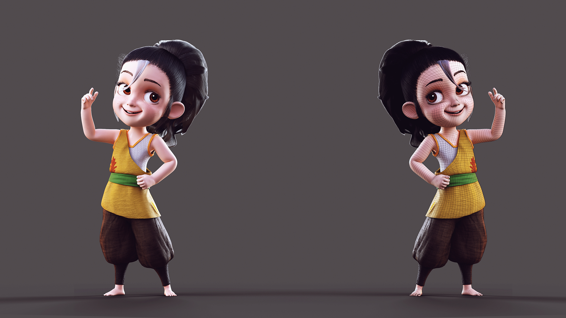 Tory girl 3D model - TurboSquid 1495966