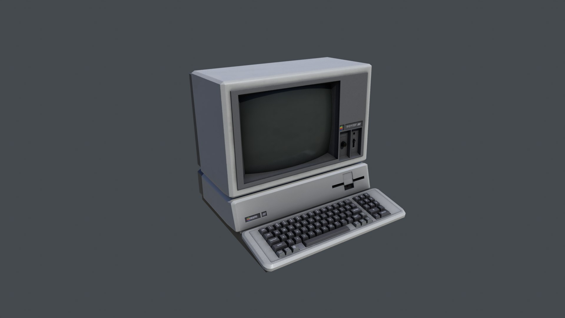 Apple 3 Computer 3D Model - TurboSquid 2294594