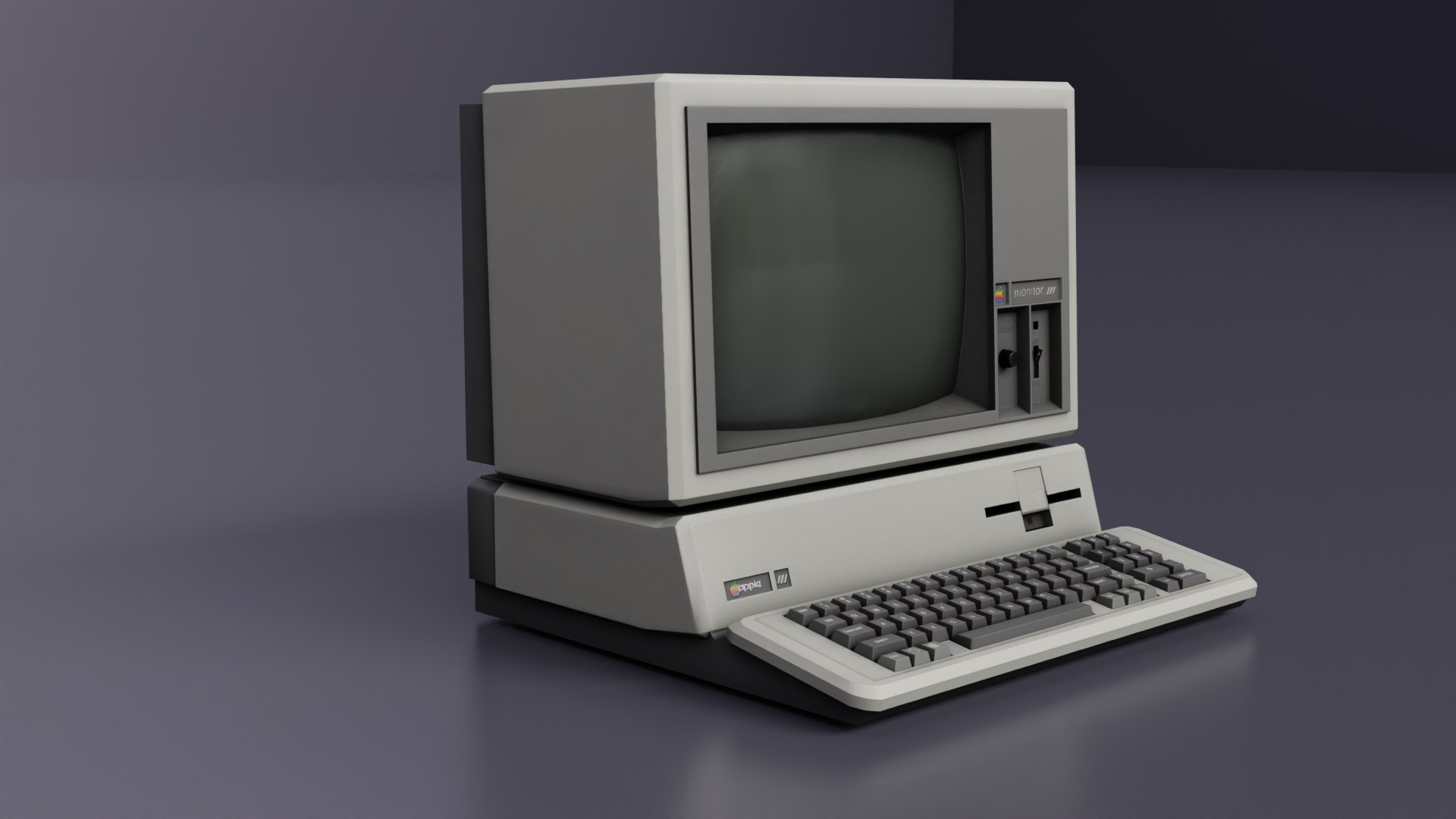 Apple 3 Computer 3D Model - TurboSquid 2294594