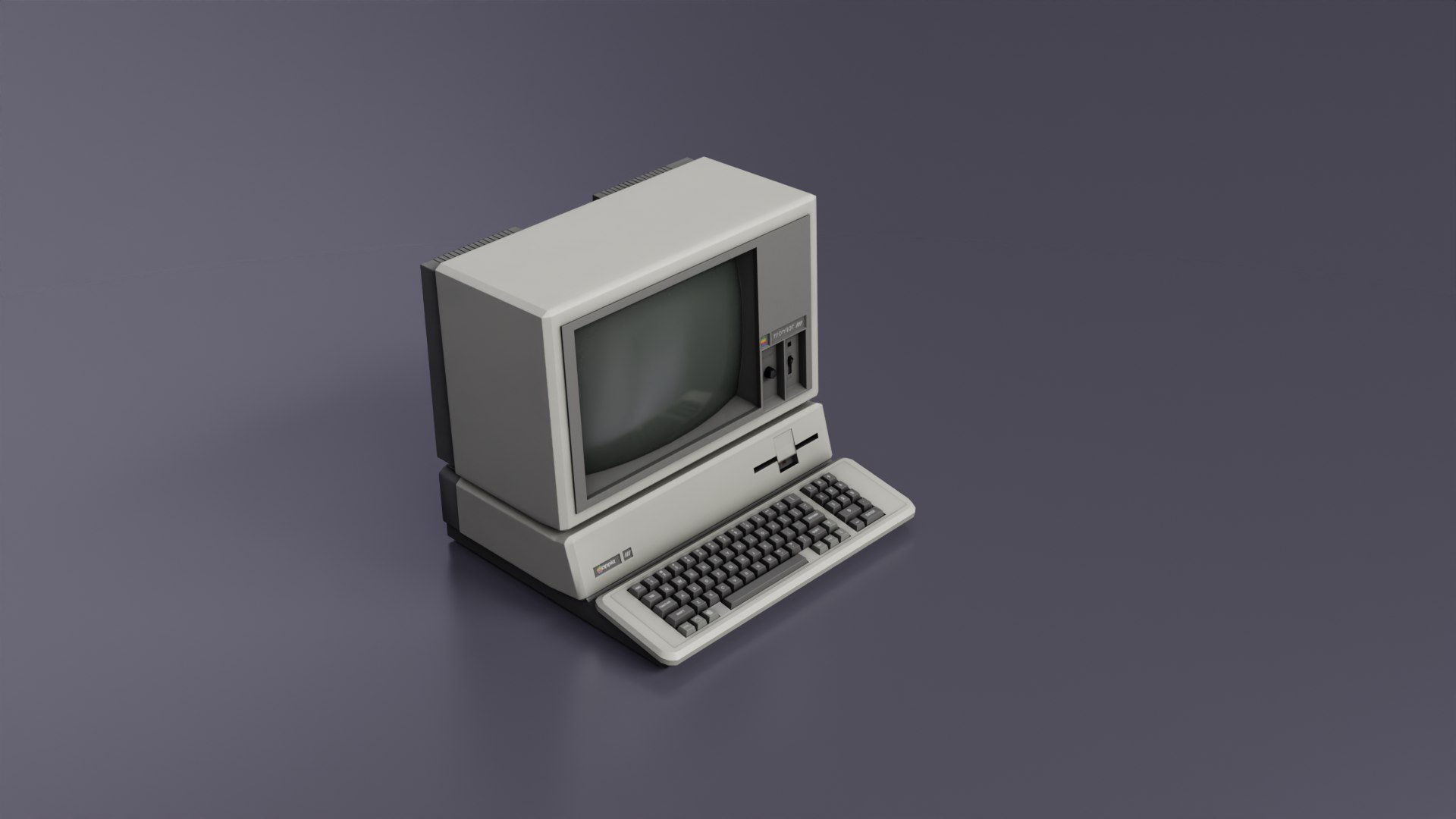 Apple 3 Computer 3D Model - TurboSquid 2294594