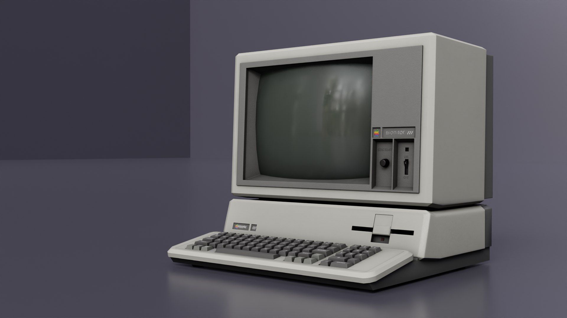 Apple 3 Computer 3D Model - TurboSquid 2294594