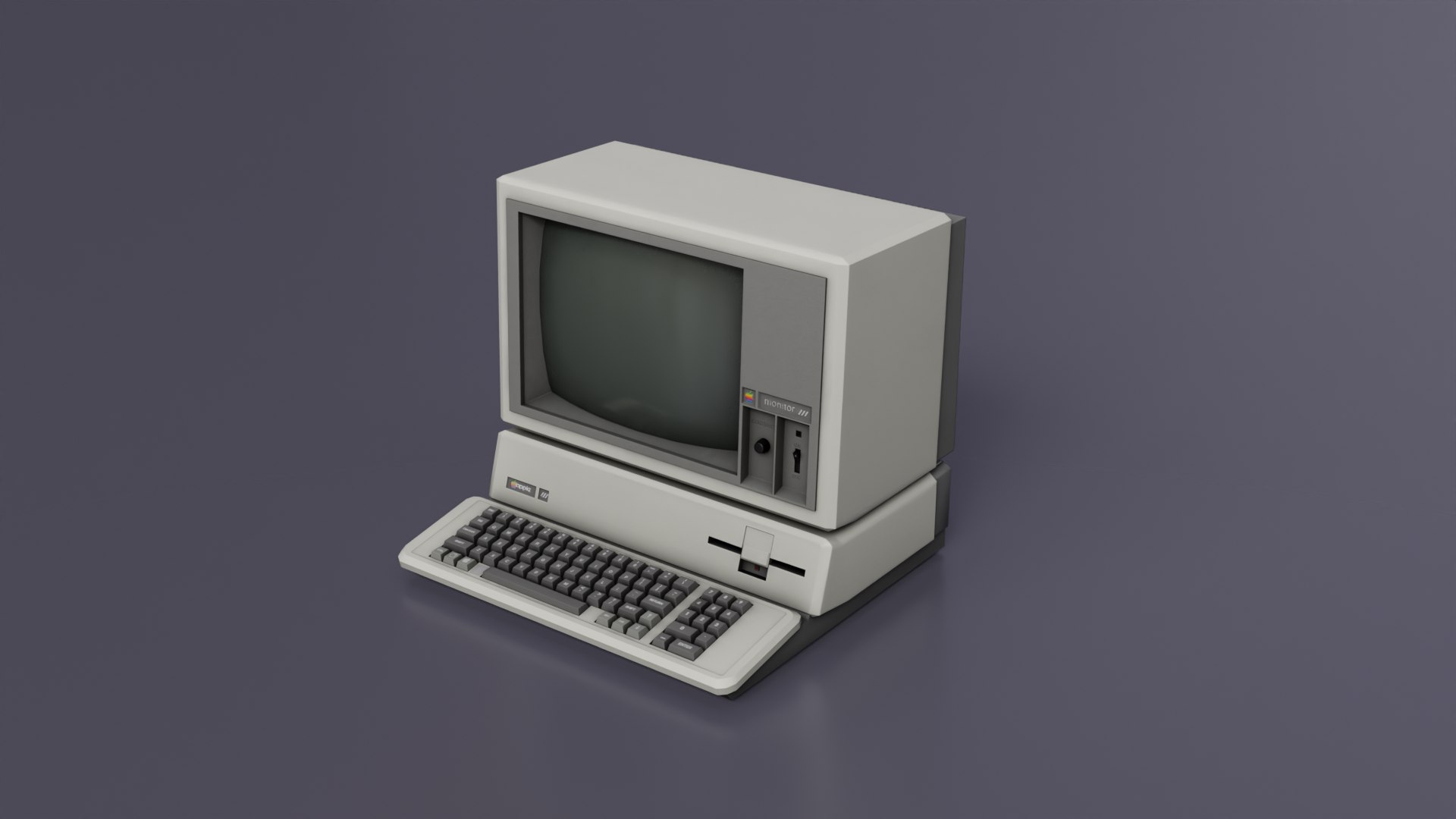 Apple 3 Computer 3D Model - TurboSquid 2294594