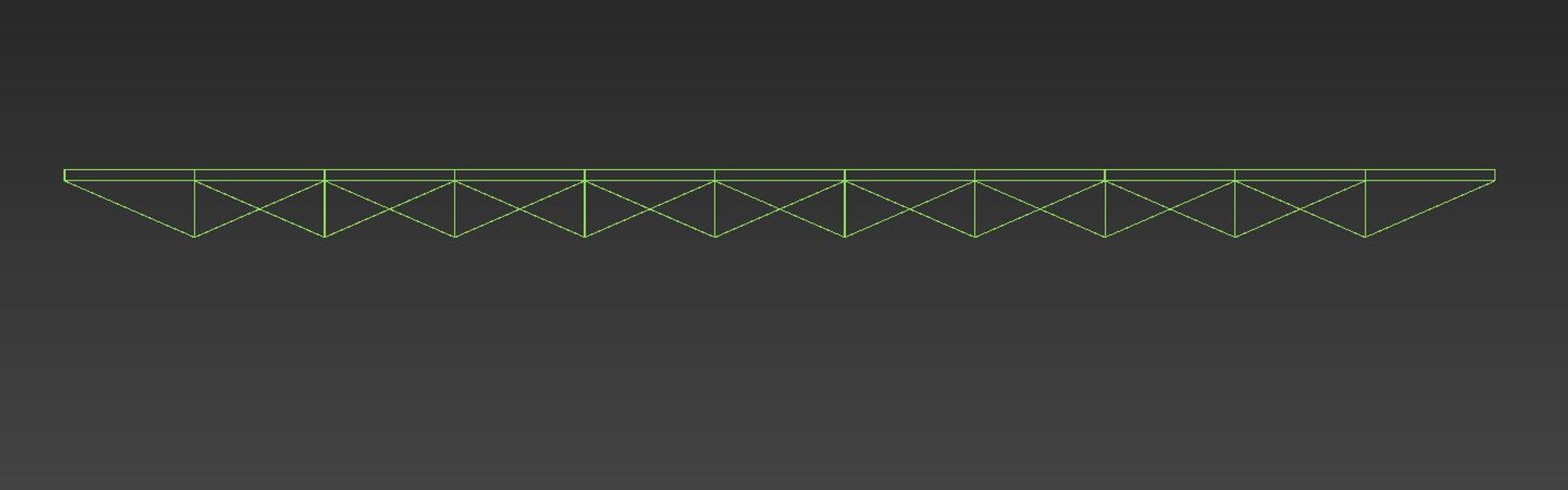 Wooden Triangles Panel 3d Model