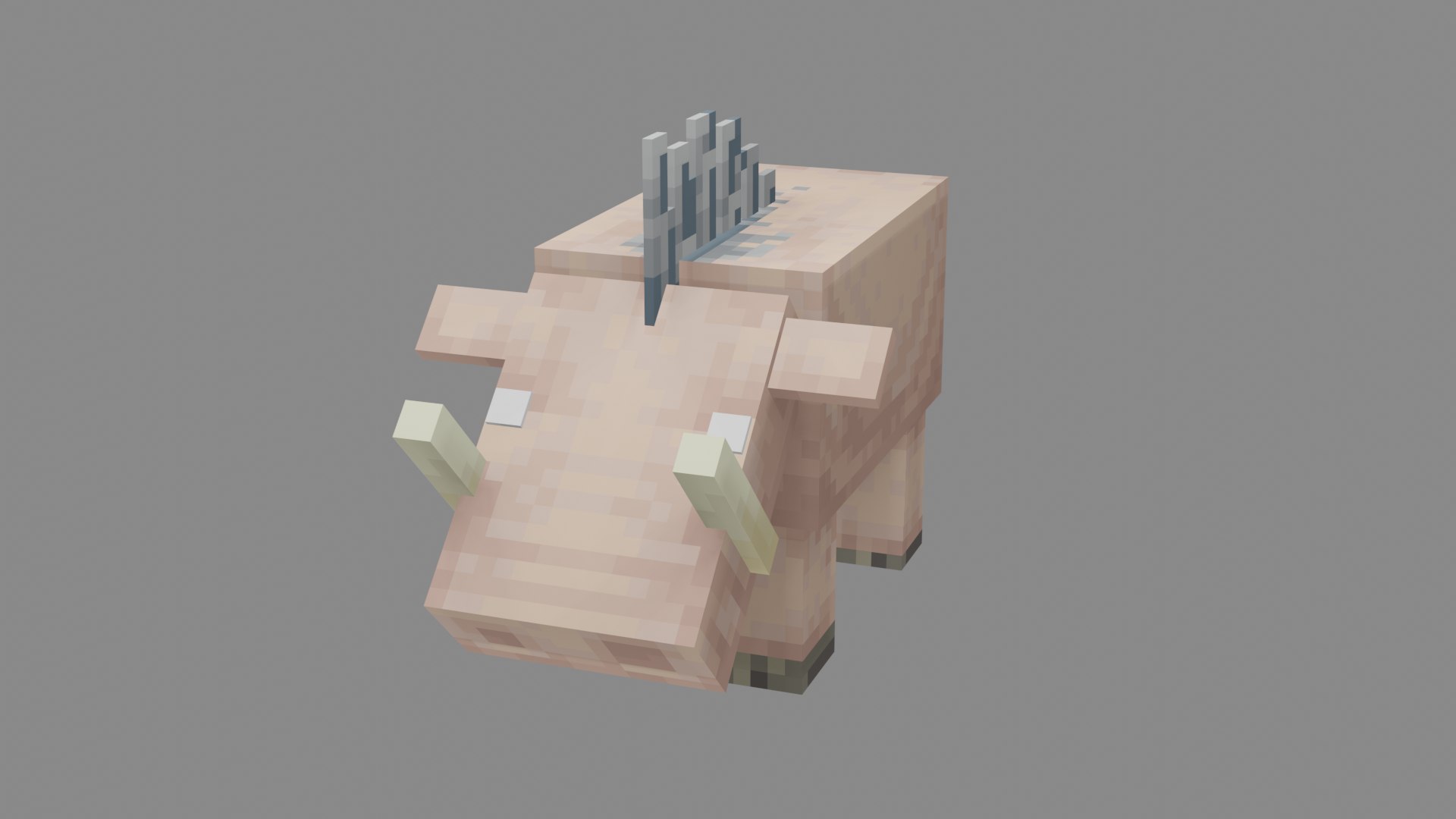3d Minecraft Hoglin Turbosquid 2052994