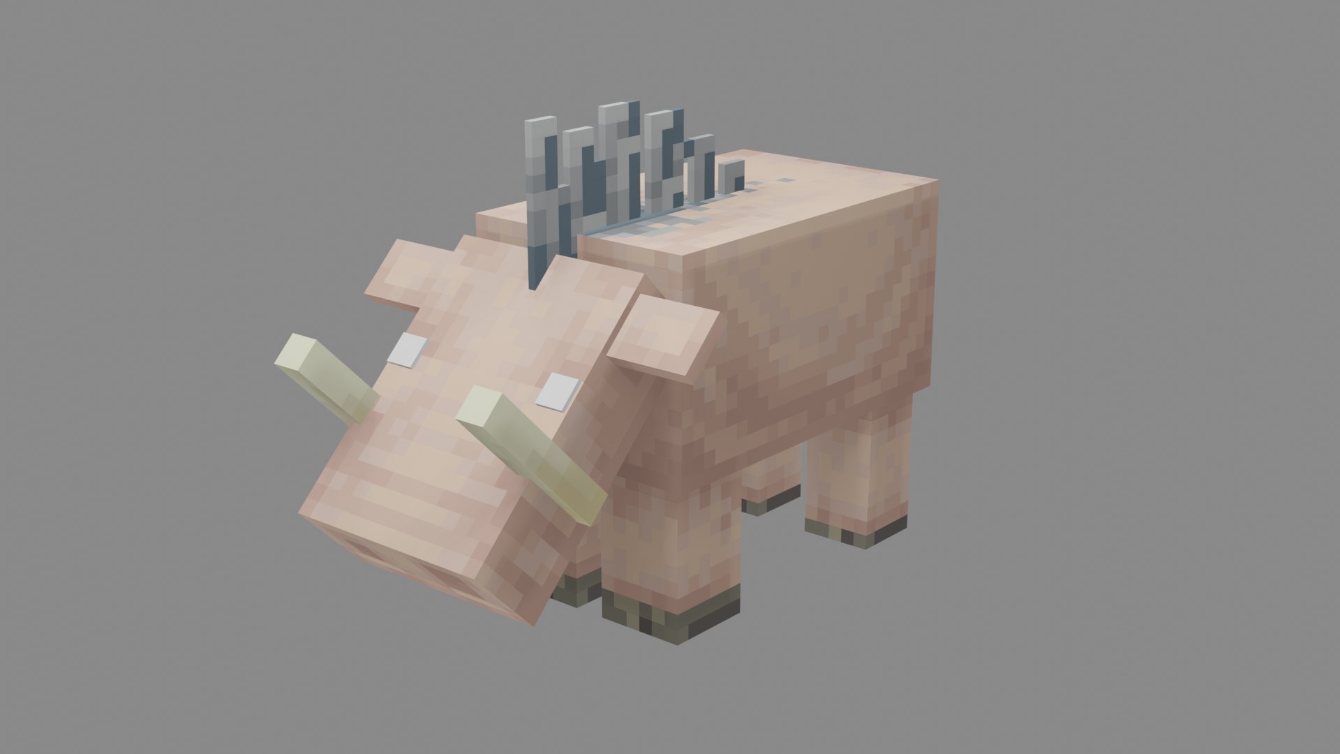 3d Minecraft Hoglin Turbosquid 2052994