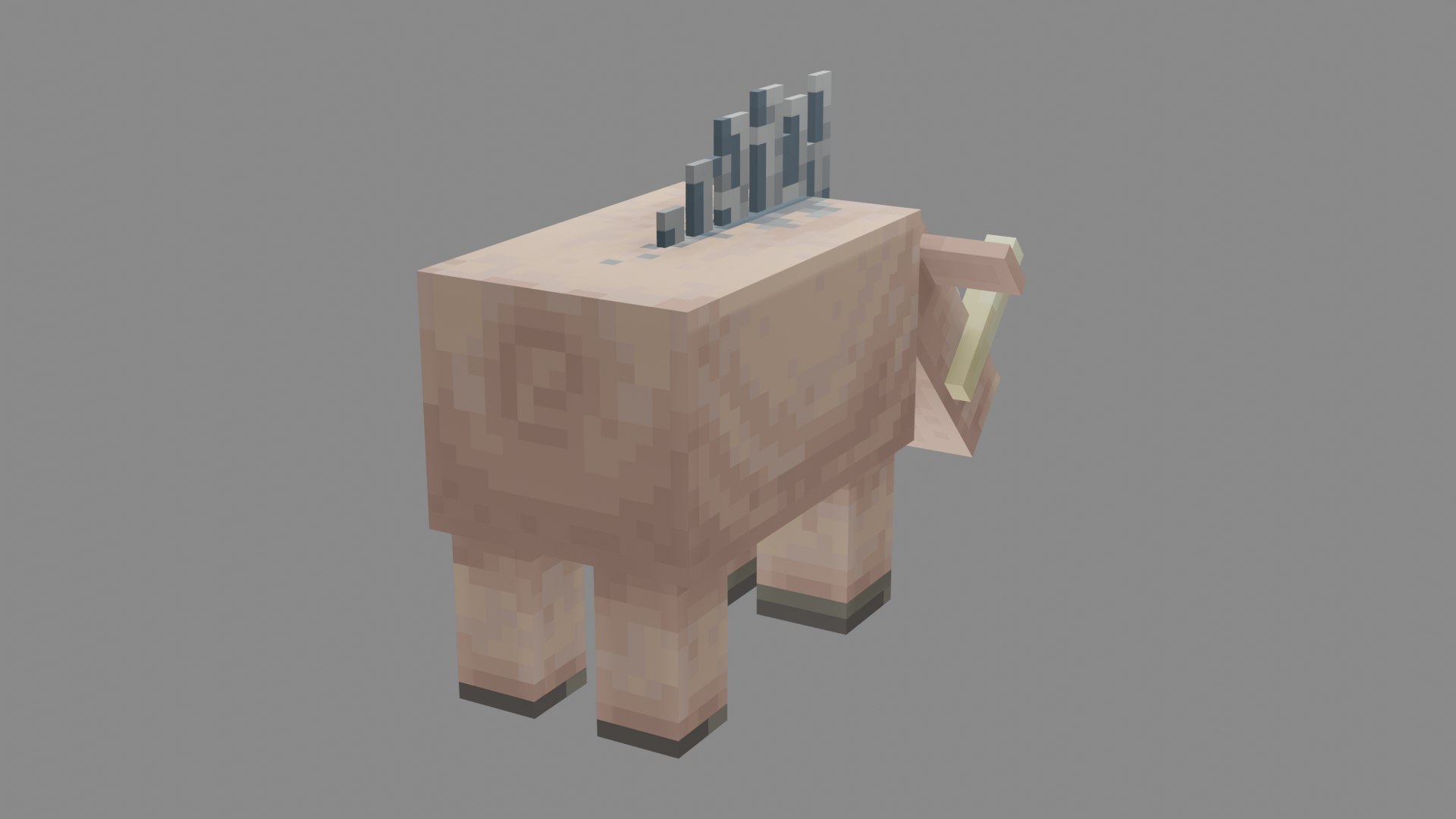 3d Minecraft Hoglin Turbosquid 2052994