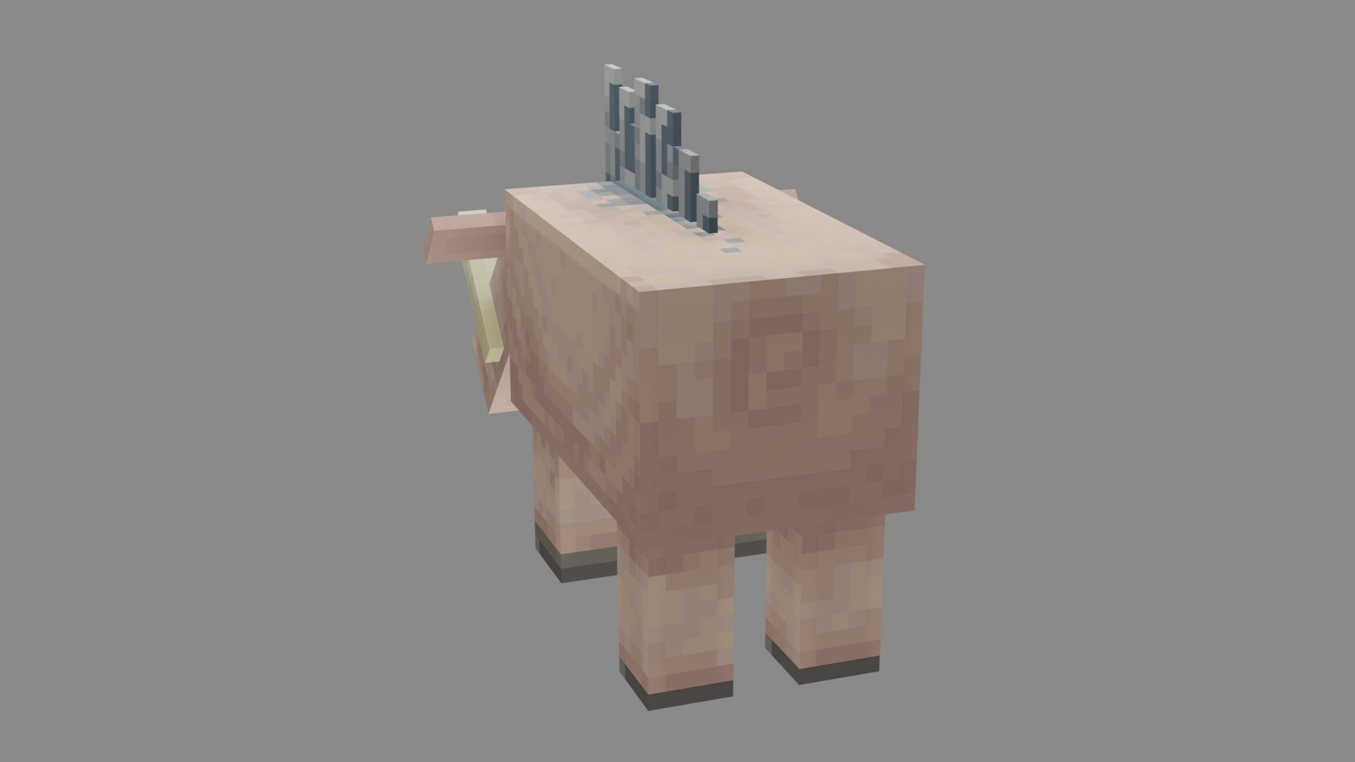 3d Minecraft Hoglin Turbosquid 2052994