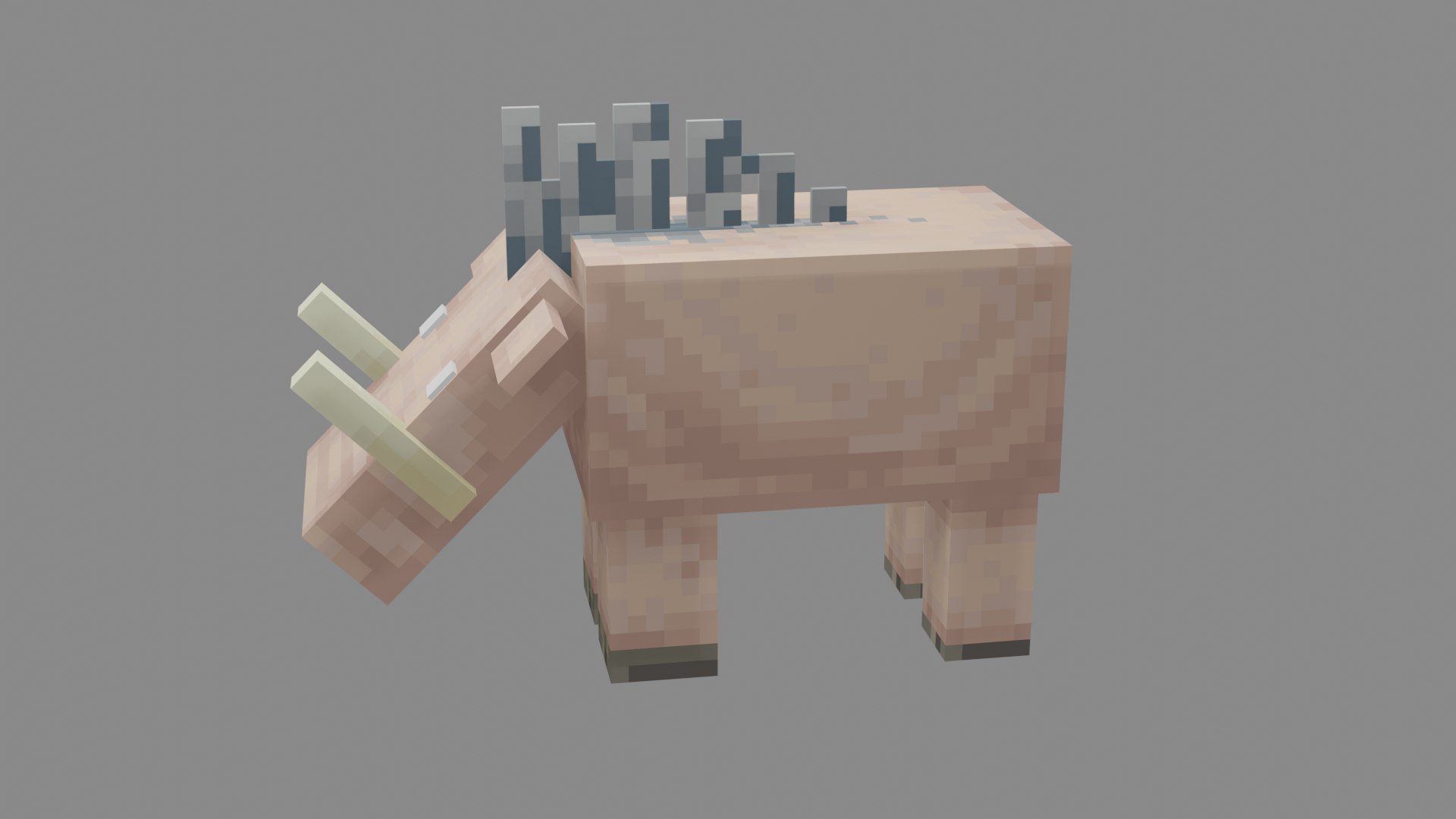 3D Minecraft Hoglin - TurboSquid 2052994