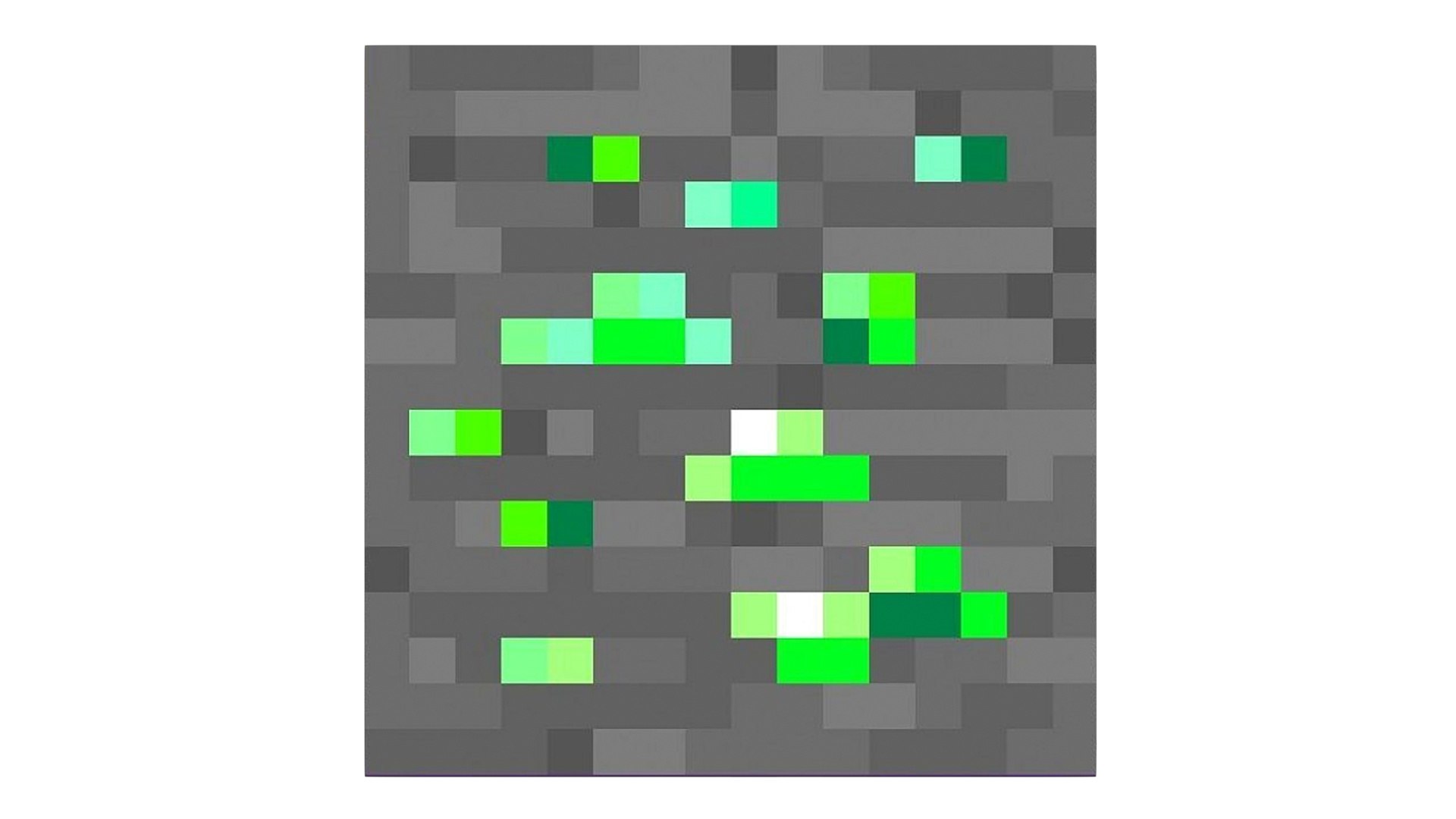 Minecraft Emerald 3D Model - TurboSquid 2400286
