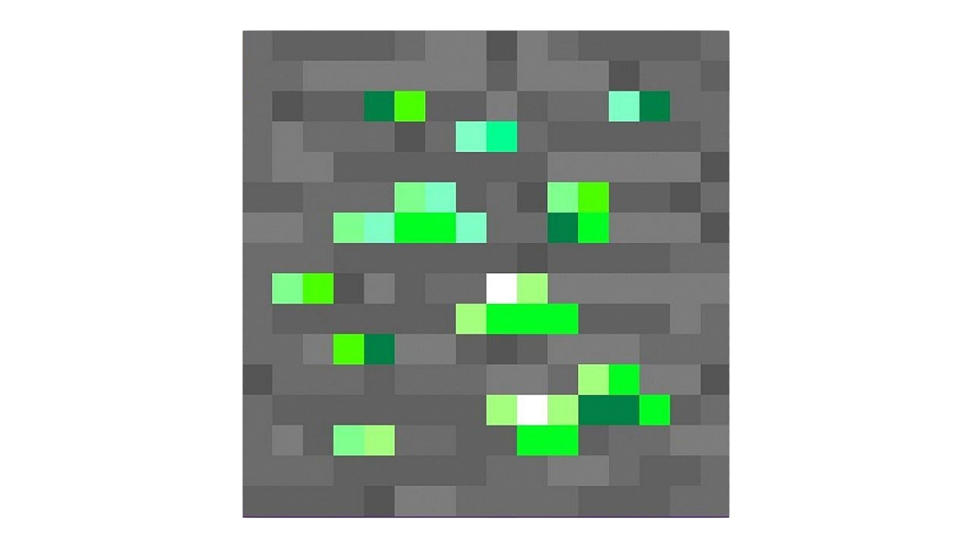 Minecraft Emerald 3D Model - TurboSquid 2400286