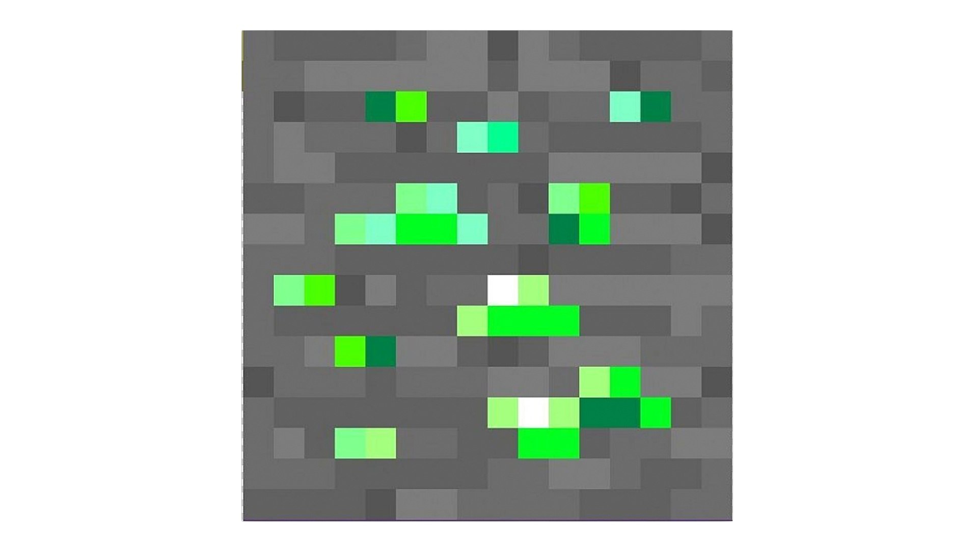 Minecraft Emerald 3D Model - TurboSquid 2400286
