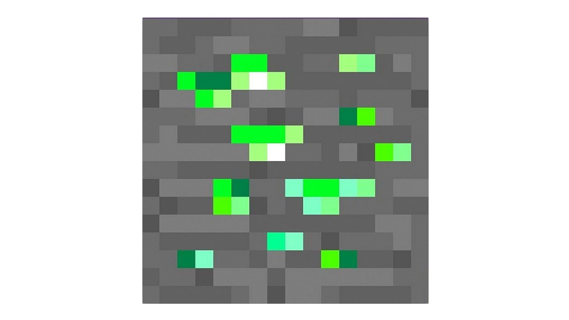Minecraft Emerald 3D Model - TurboSquid 2400286