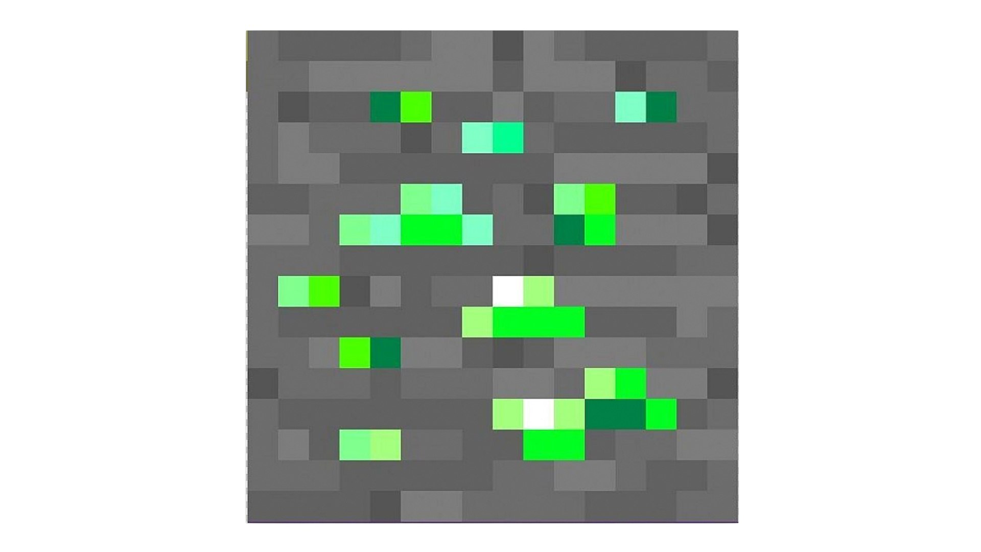 Minecraft Emerald 3D Model - TurboSquid 2400286