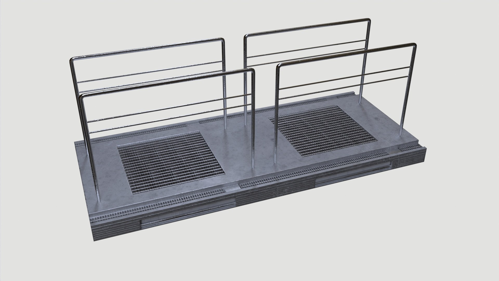 3D LowPoly Platform Bridge MODEL Element1 - TurboSquid 2286938