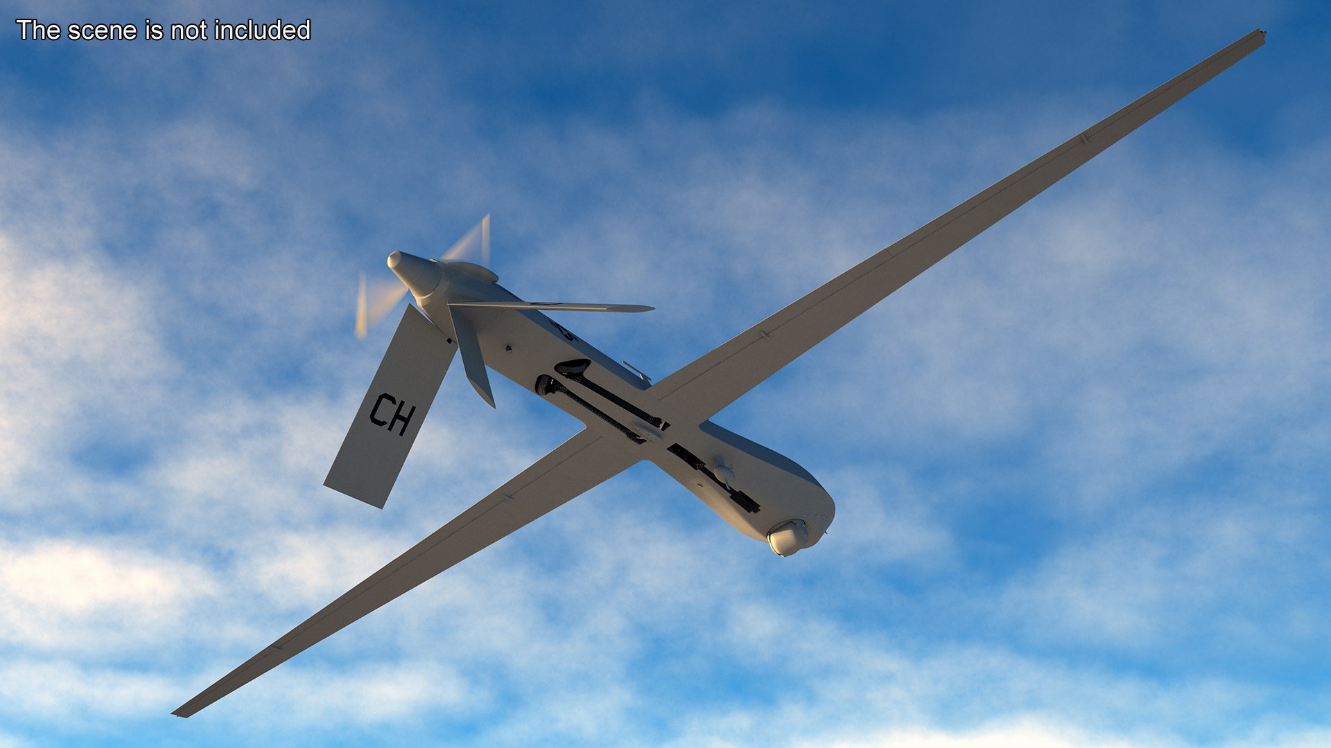 Unmanned Aerial Vehicle Reaper Drone MQ-1 Rigged 3D Model - TurboSquid ...