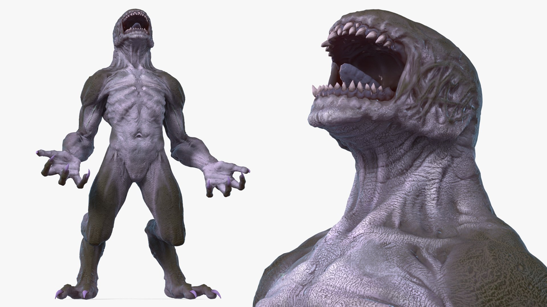 Monster Beast Standing Pose 3D Model - TurboSquid 1700685