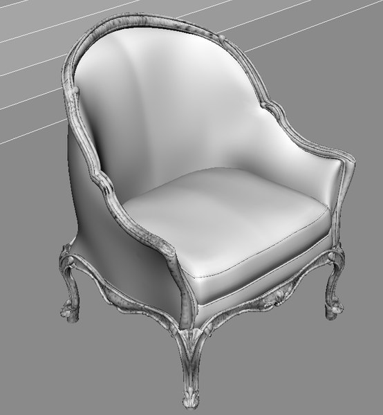 classic chair - 3d model