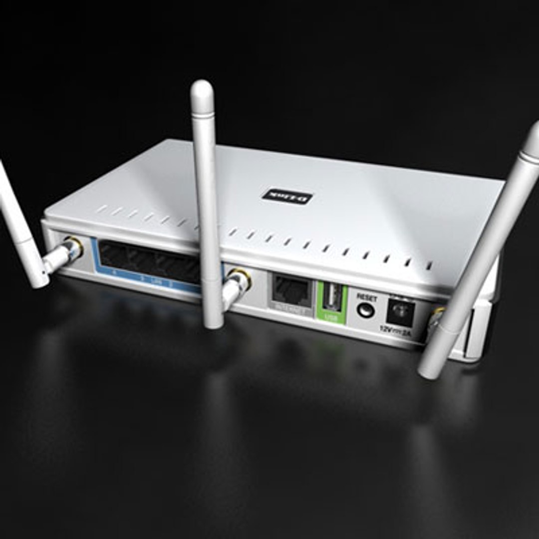 D-link Dir-655 N Router C4d