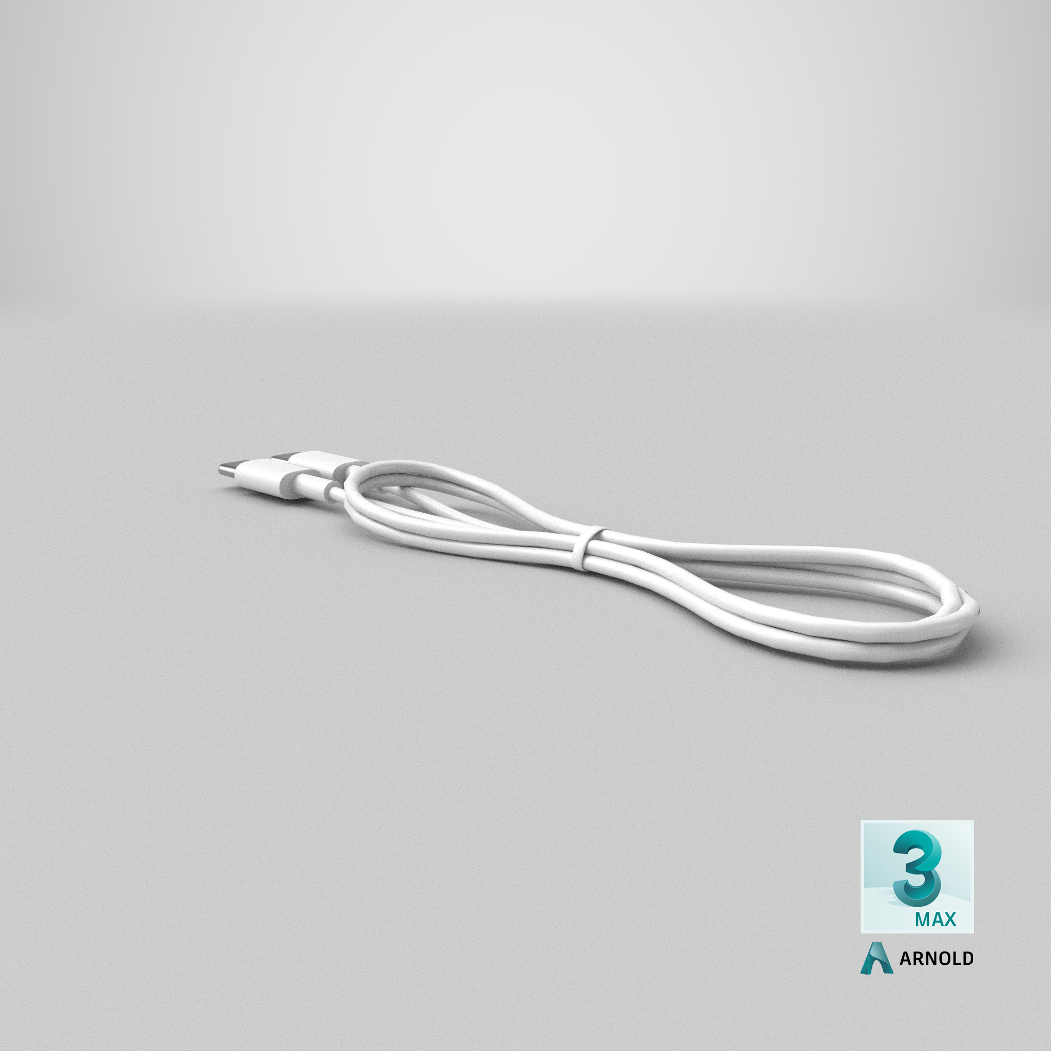 Usb cable folded type 3D model - TurboSquid 1628336