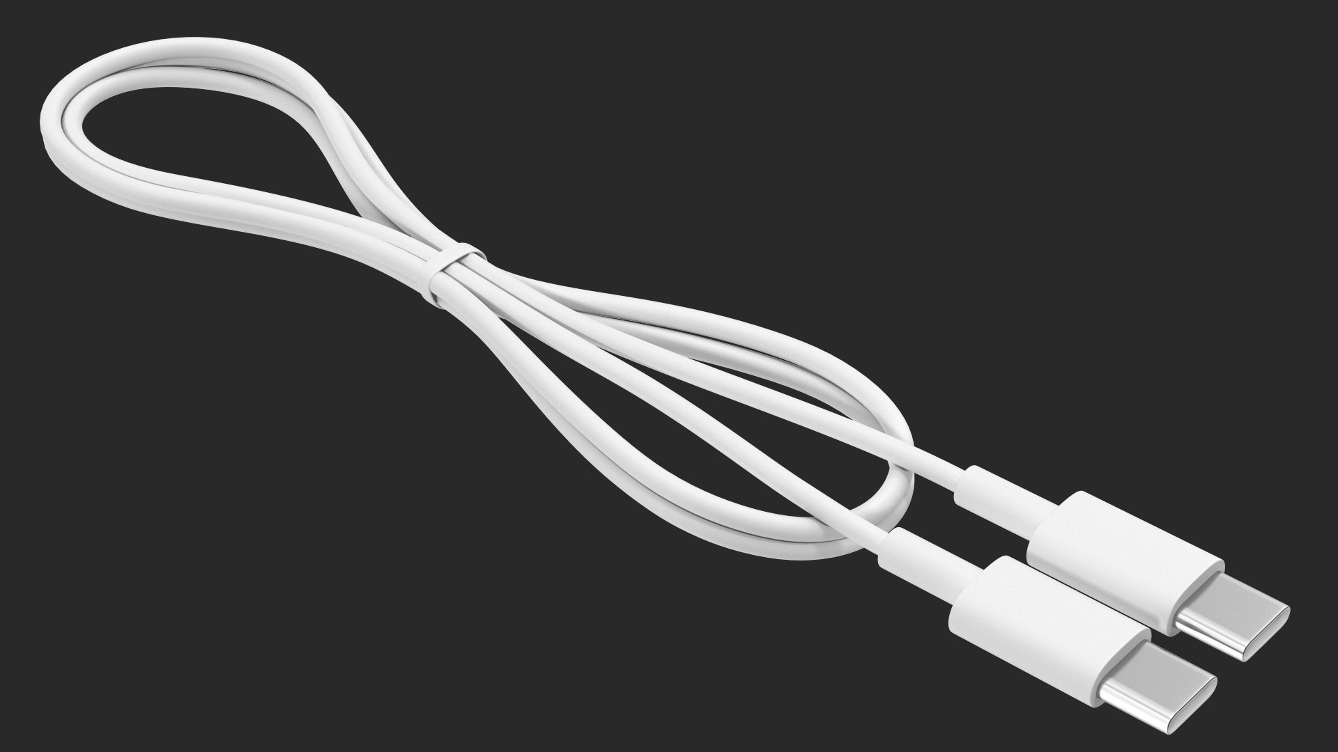 Usb Cable Folded Type 3D Model - TurboSquid 1628336