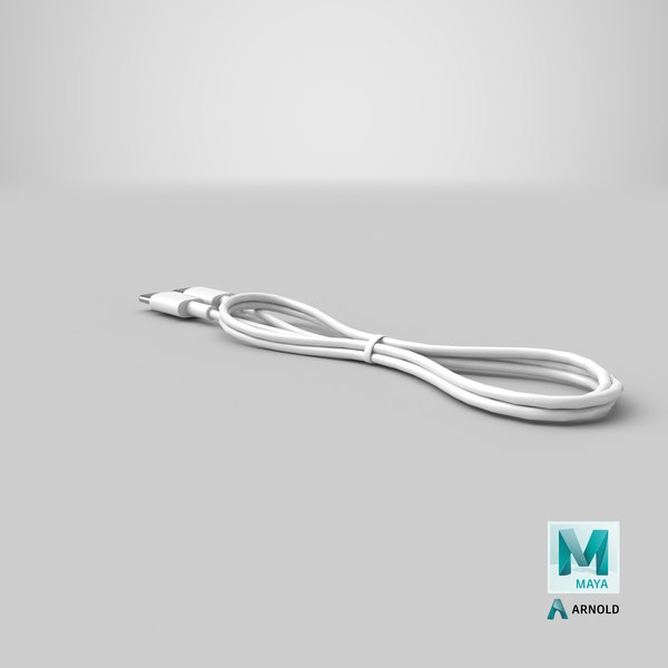 Usb cable folded type 3D model - TurboSquid 1628336