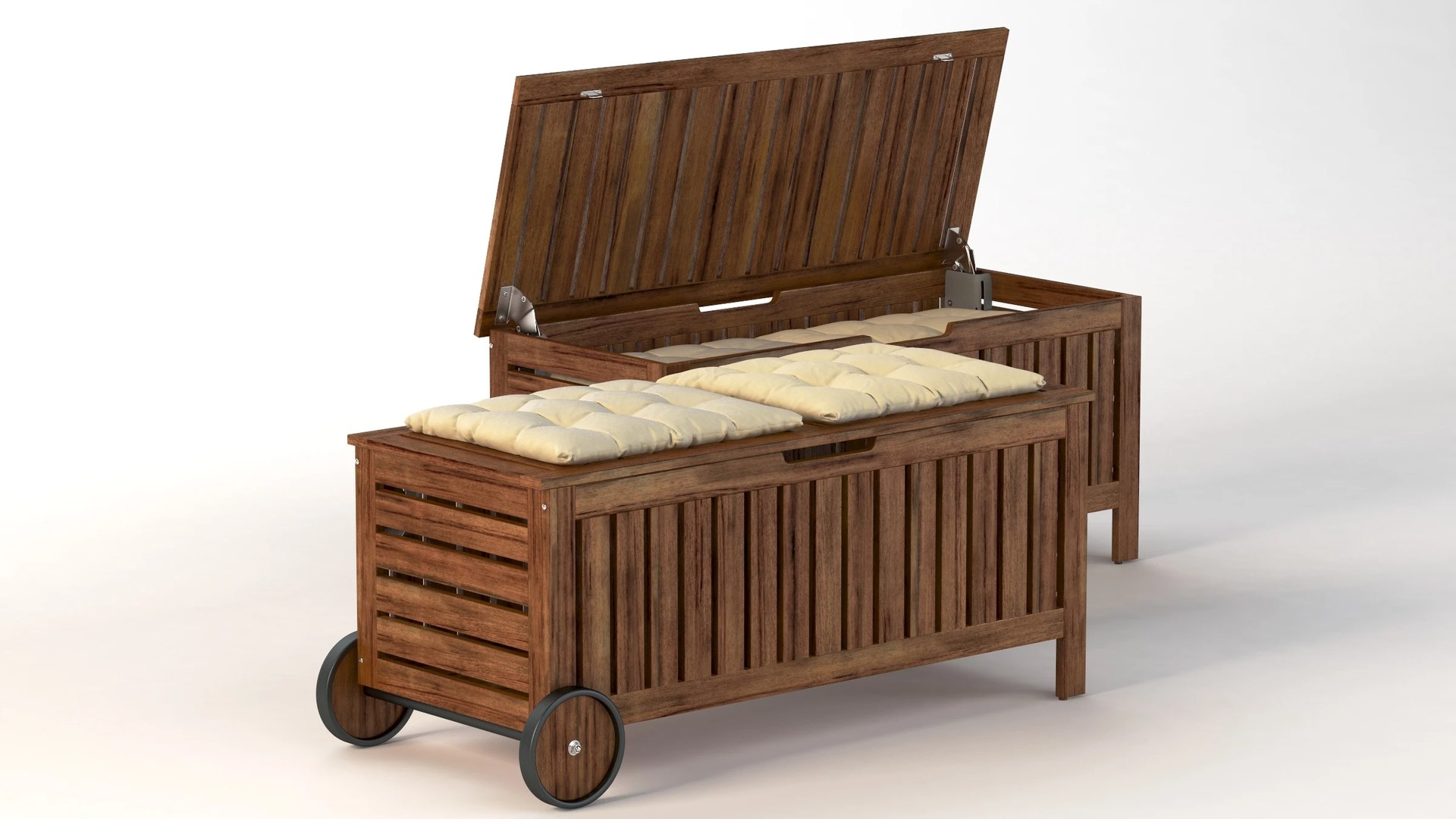 3D IKEA Applaro Bench With Storage Bag Model - TurboSquid 2008170