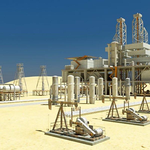 3D Oilfield Models | TurboSquid