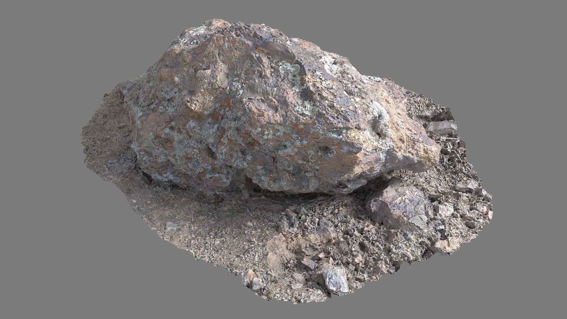 Assembly Ground Rock 21 Model - TurboSquid 2003743