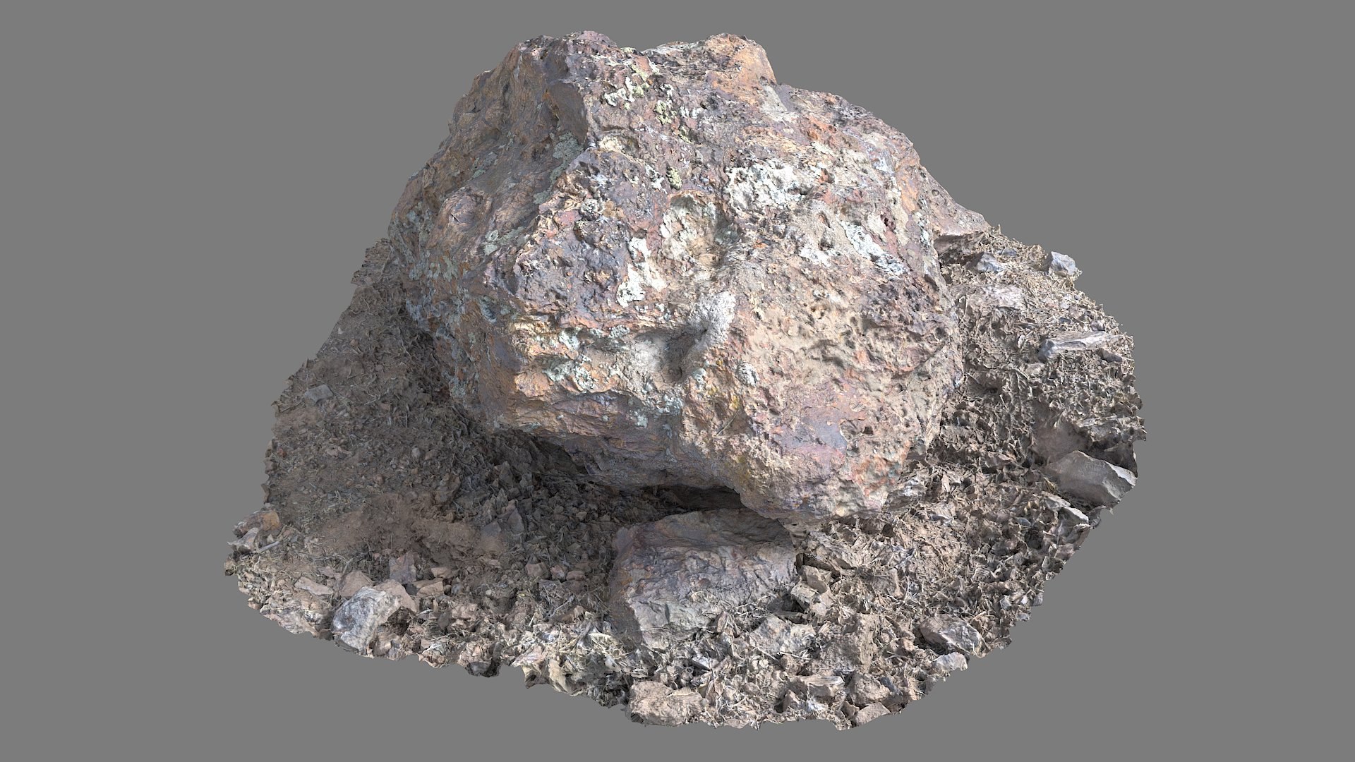 Assembly Ground Rock 21 Model - TurboSquid 2003743