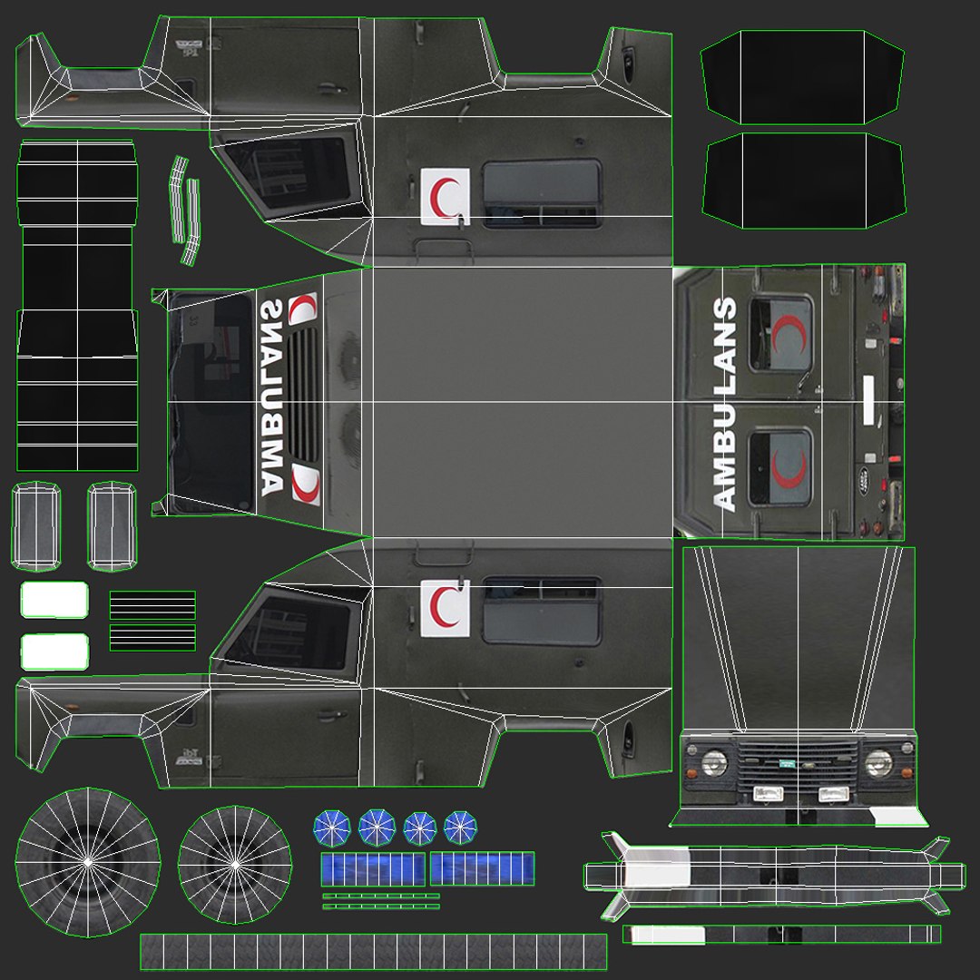 3d Model Land Rover 110 Defender